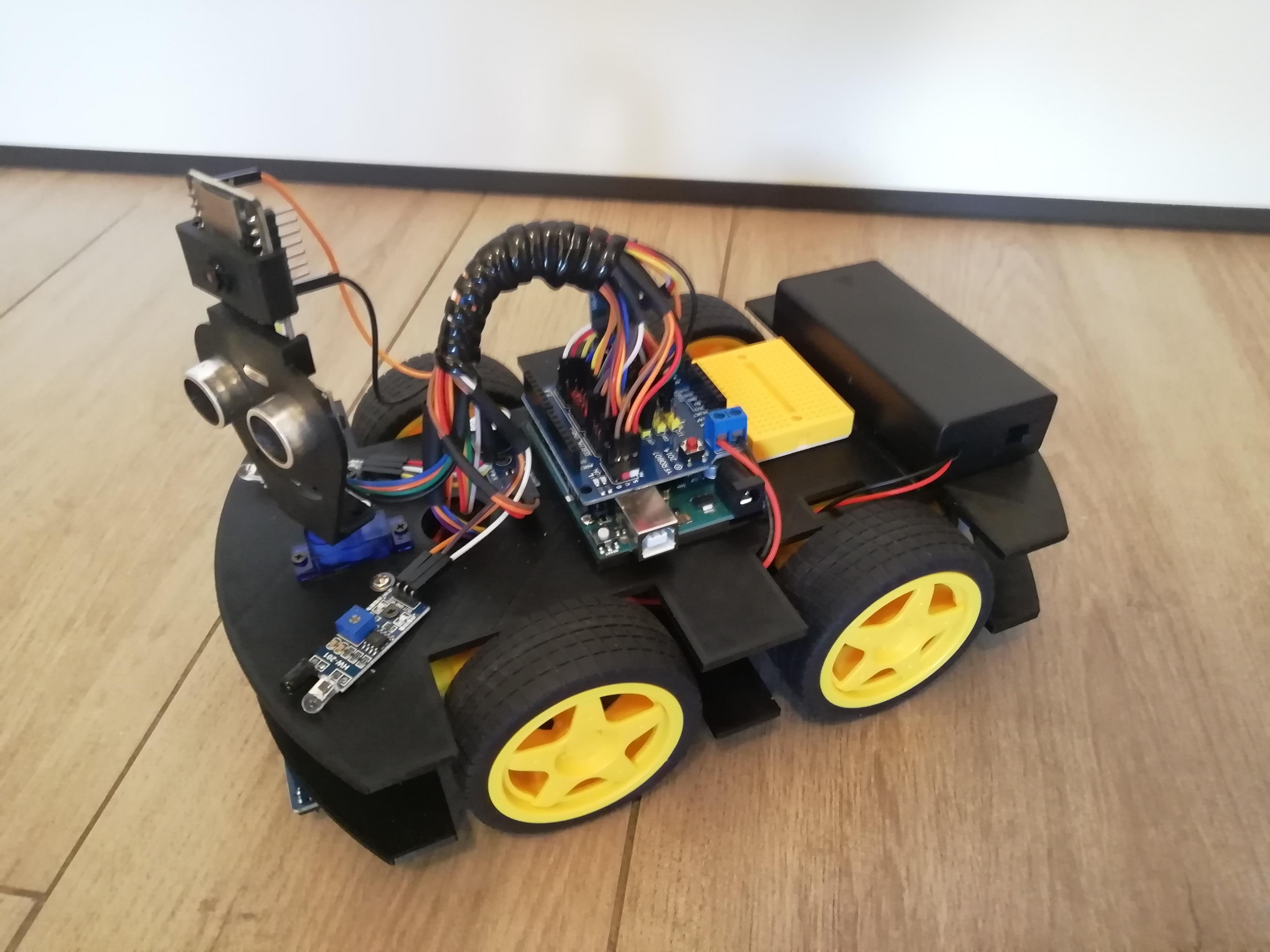 Ensamble Configuracion Robot Arduino 4WD - Robot Electronica