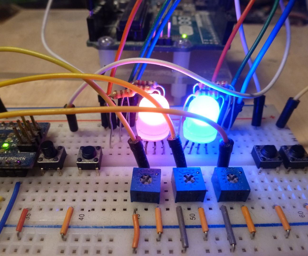 LED Multiplexing 101: 6 and 16 RGB LEDs With Just an Arduino : 7 Steps ...