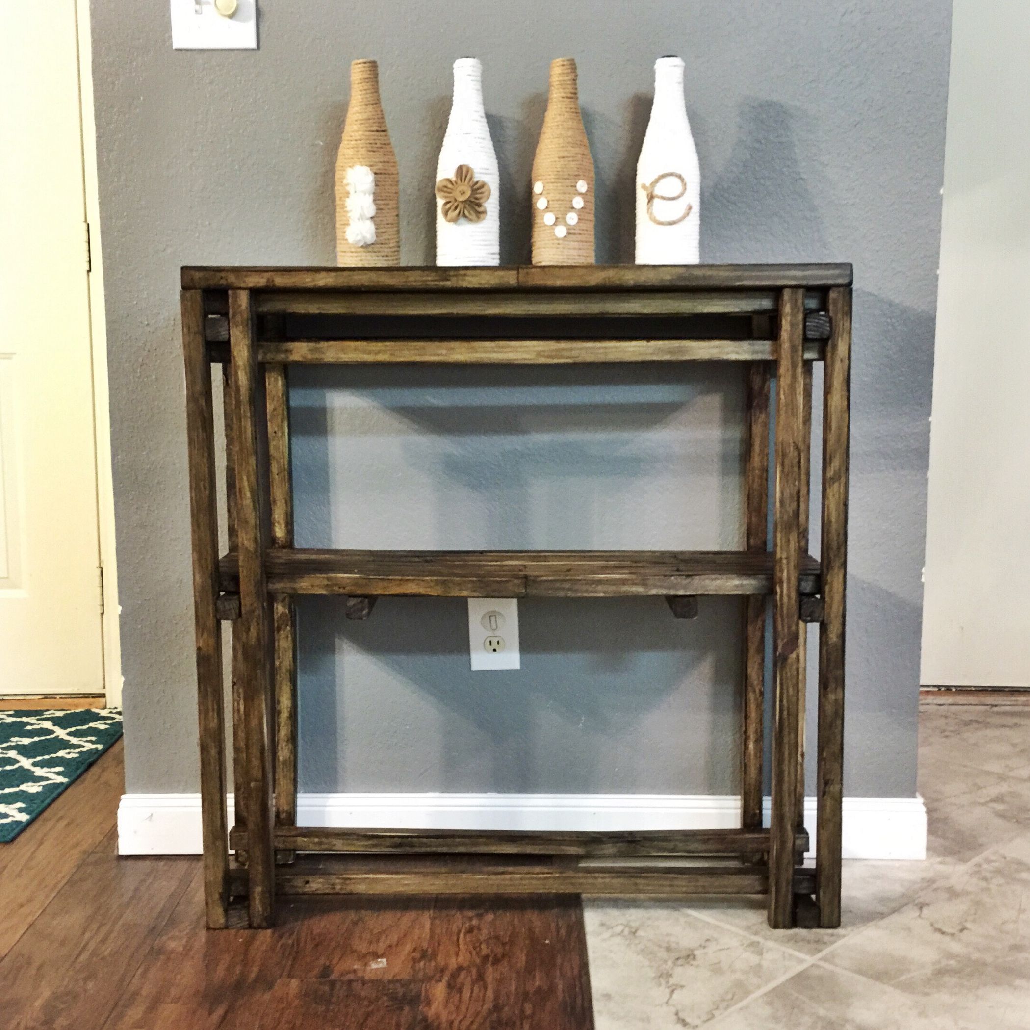 Accent Table (Built Entirely From Balusters) : 5 Steps (with Pictures ...