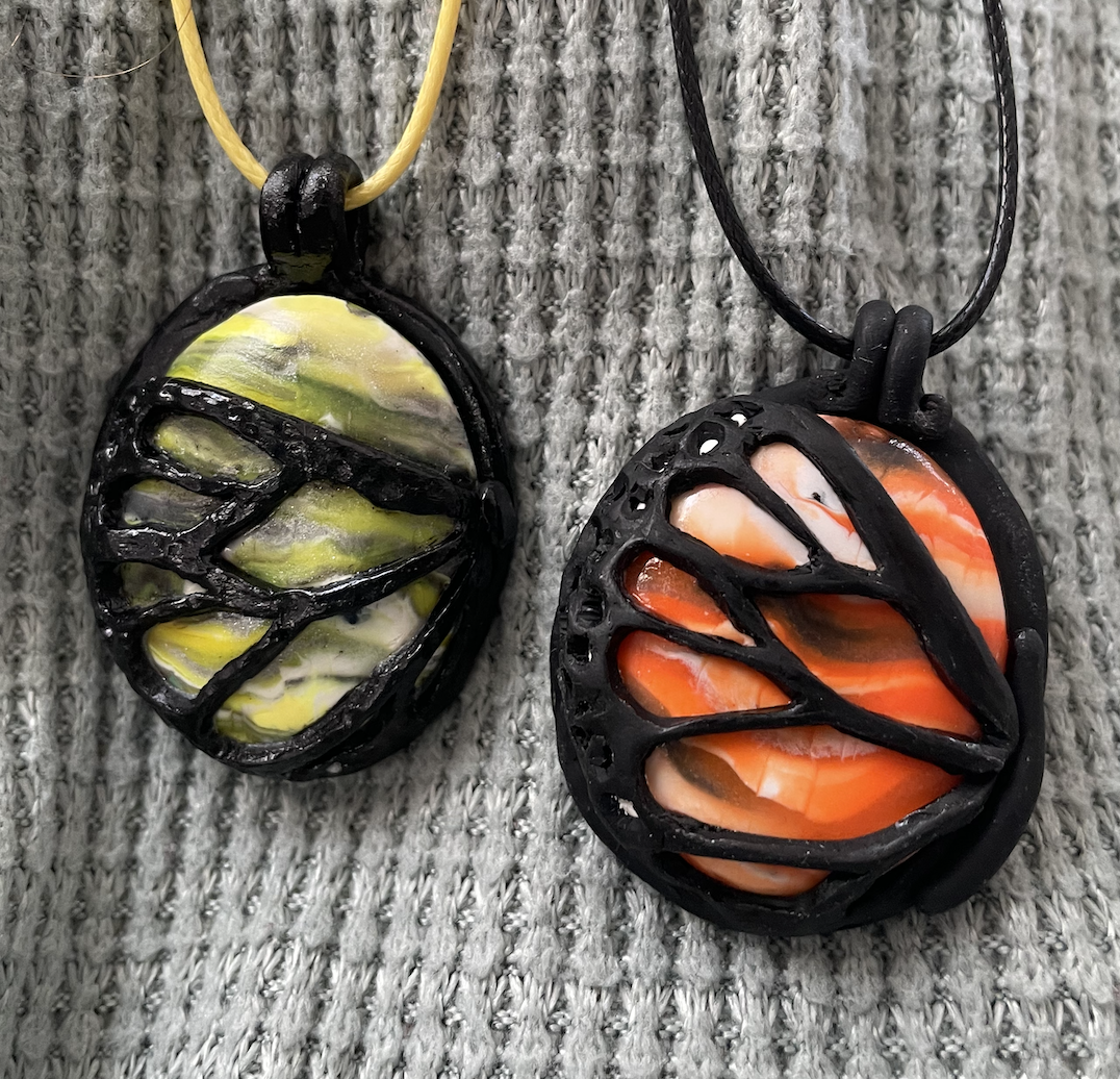 How to Make a Faux Agate Monarch Necklace : 11 Steps (with Pictures ...