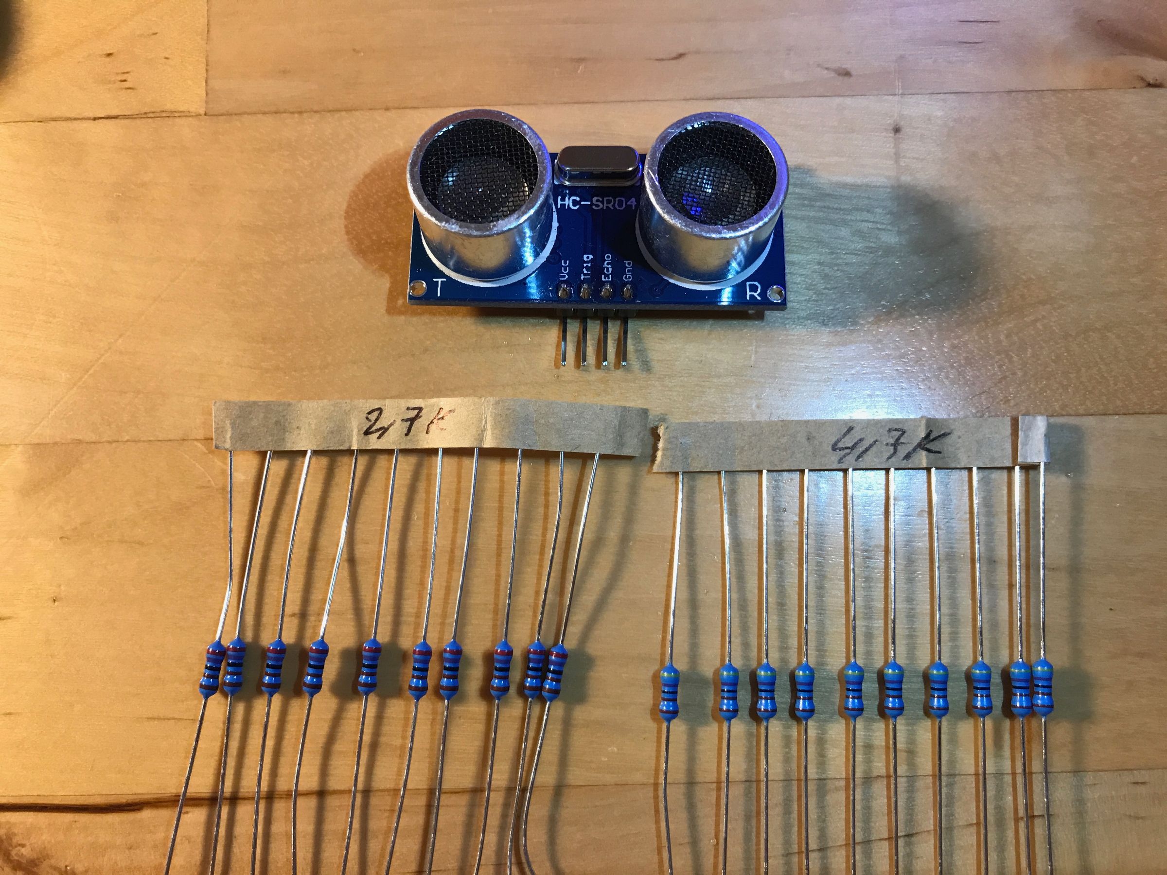 3.3V Mod for Ultrasonic Sensors (prepare HC-SR04 for 3.3V Logic on ...