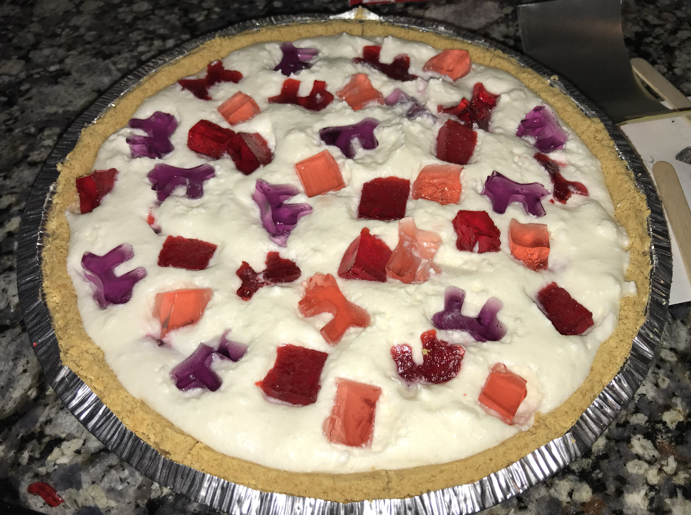 Broken Glass Pi (Gelatin Pi Pie) + Vegan Options! : 6 Steps - Instructables