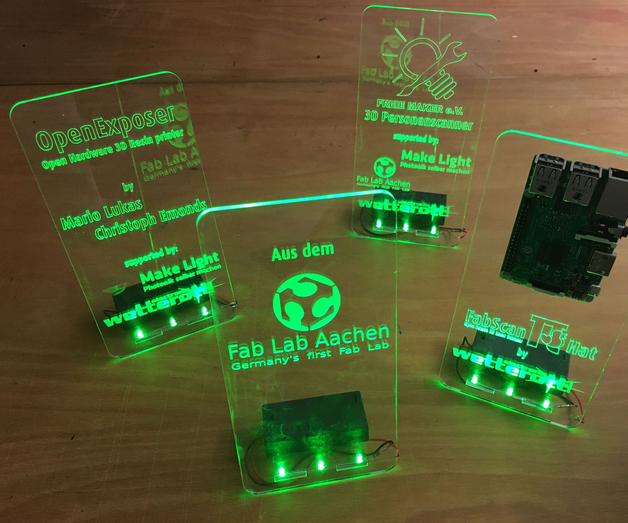 Acrylic Description Sheet With LED - Instructables