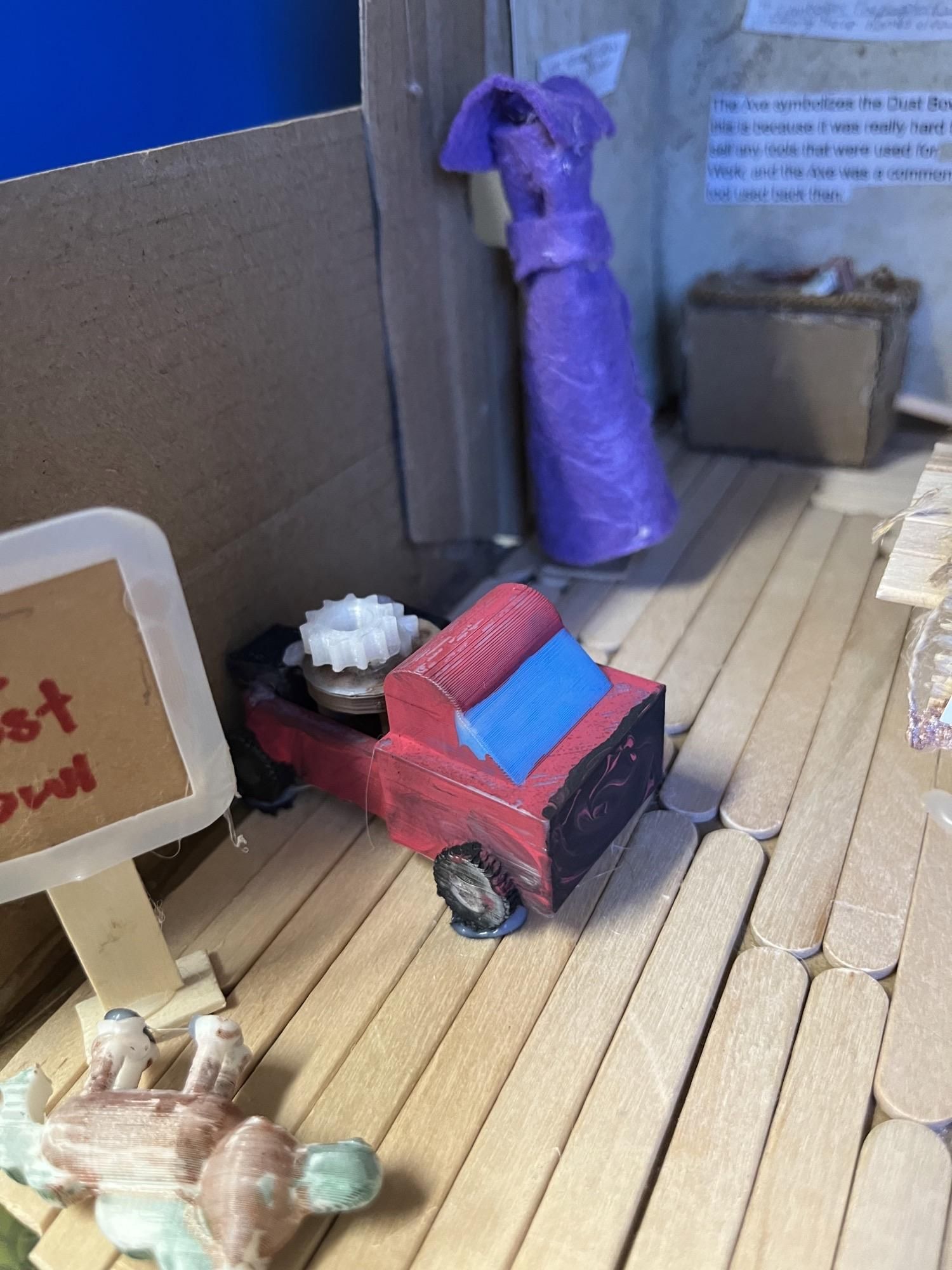 3D Printed Museum Diorama - the Great Depression (ELA) : 8 Steps (with ...