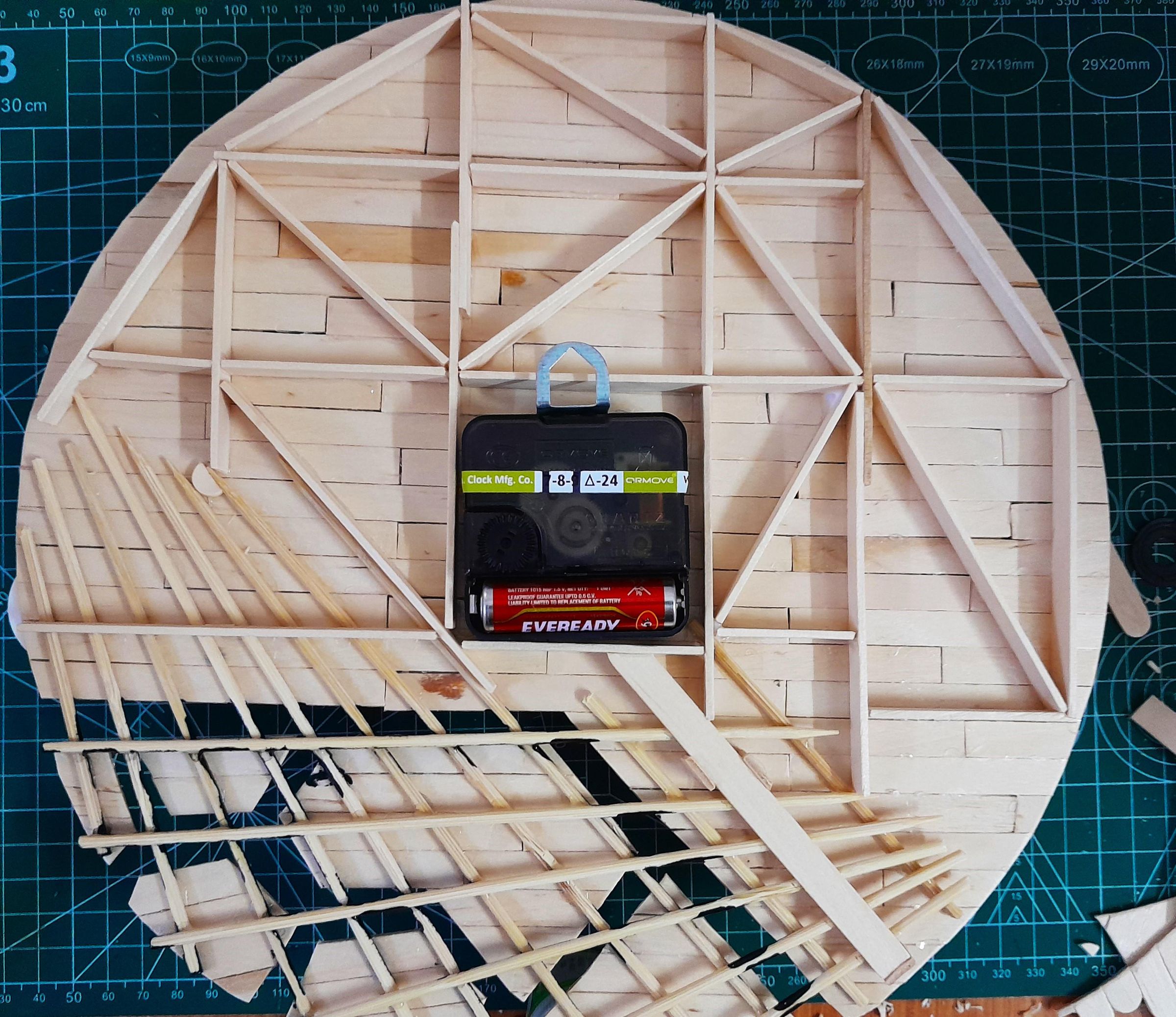 "Time Heals": Artisan Clock, Hobby Project From Simple Wooden Items ...