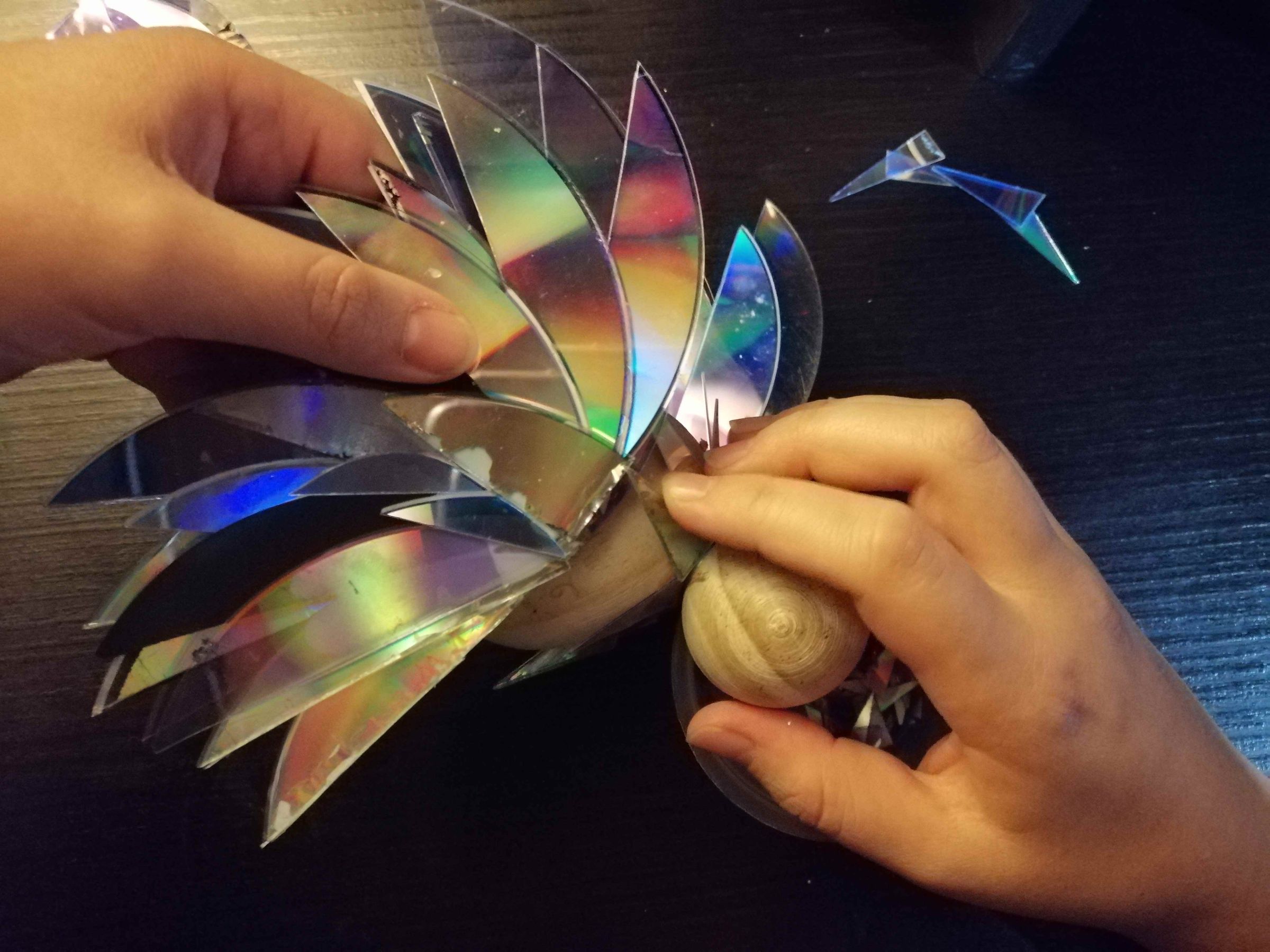 Broken CD Bird : 12 Steps (with Pictures) - Instructables