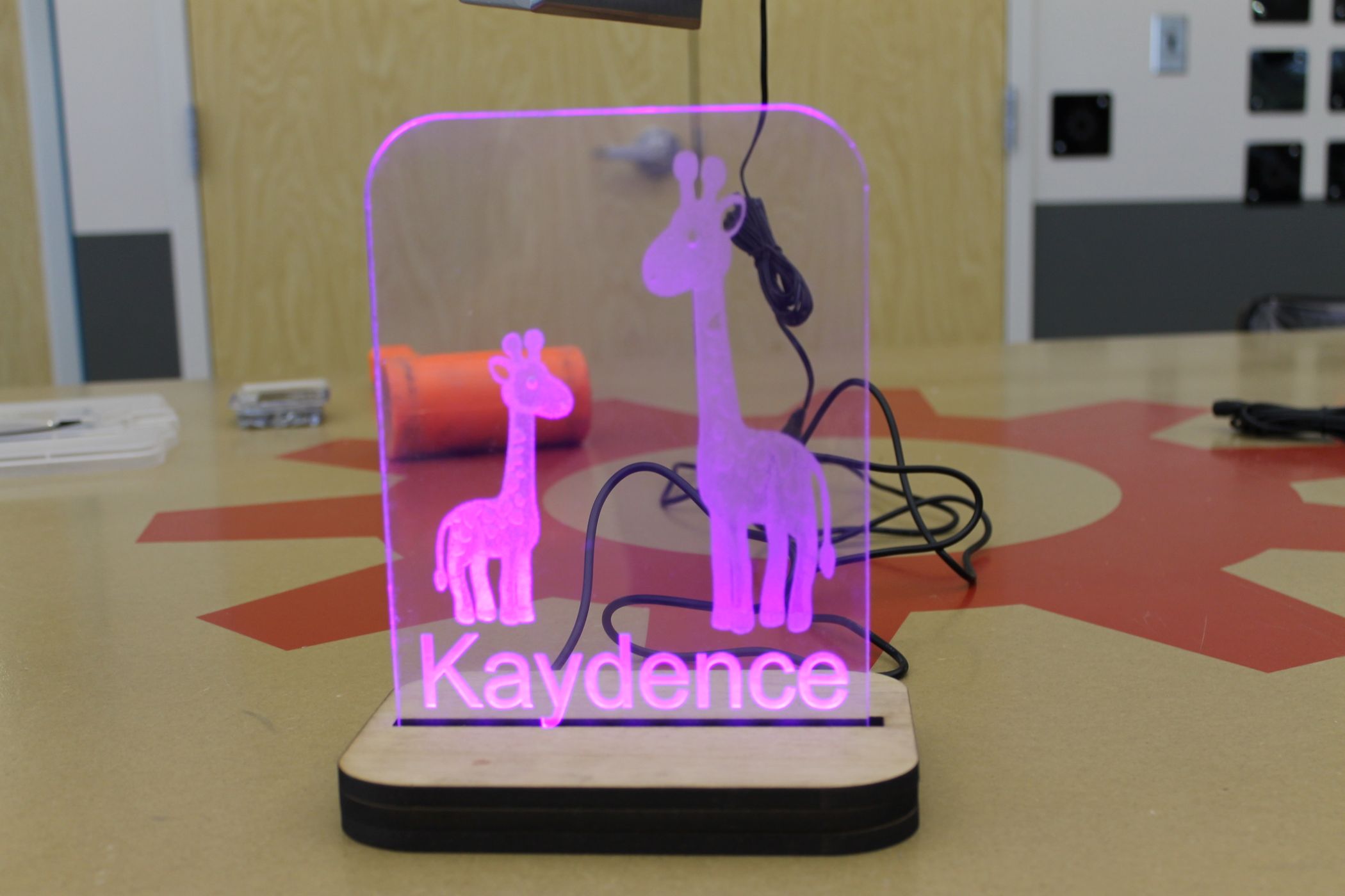 A Night Light Made on Lasers : 4 Steps (with Pictures) - Instructables