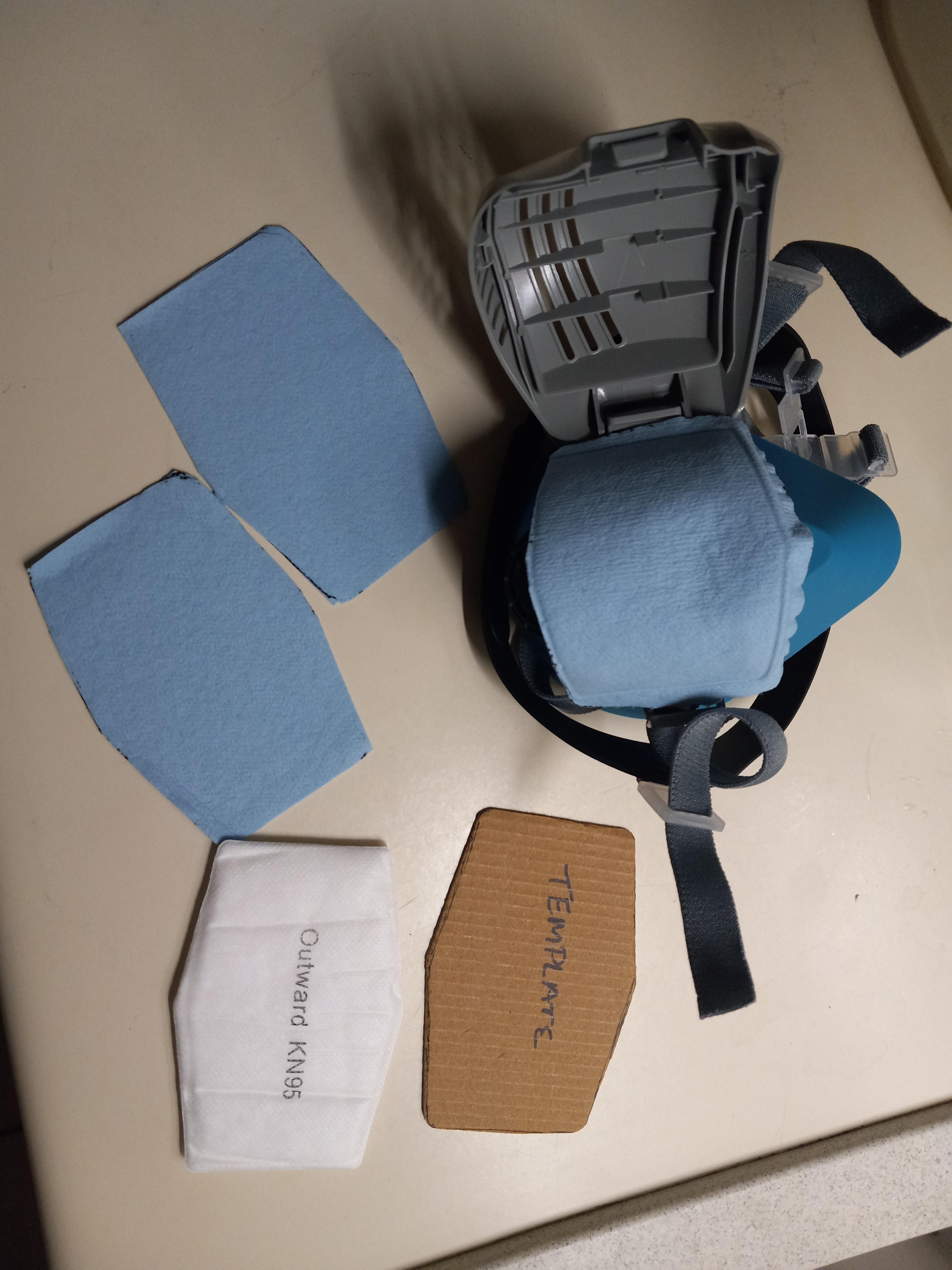 Particle Mask to Respirator Mask Modification N95+ - Instructables
