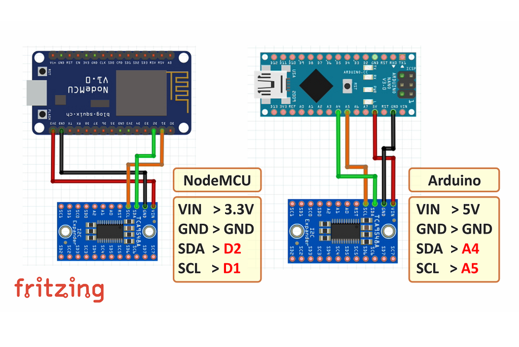 Tca9548a I2c Multiplexer Esp32 Esp8266 Arduino Random 49 Off