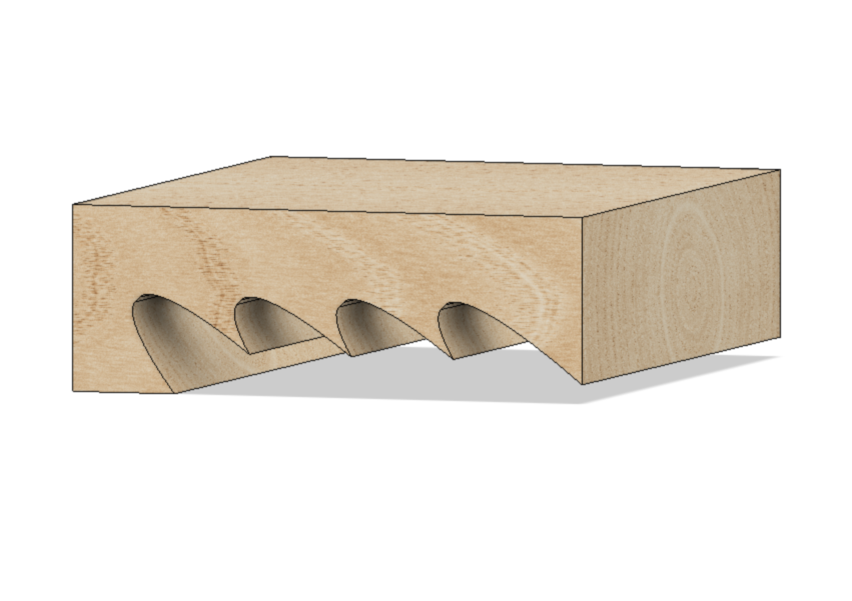 Cutting Coves on a Table Saw - a Fusion 360 Virtual Project : 3 Steps ...