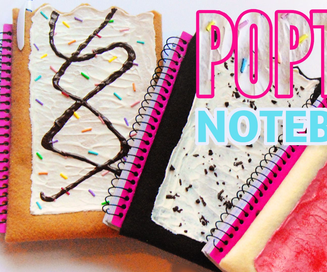 HOW TO MAKE Poptart Notebooks-Back to School DIY-Weird School Supplies ...