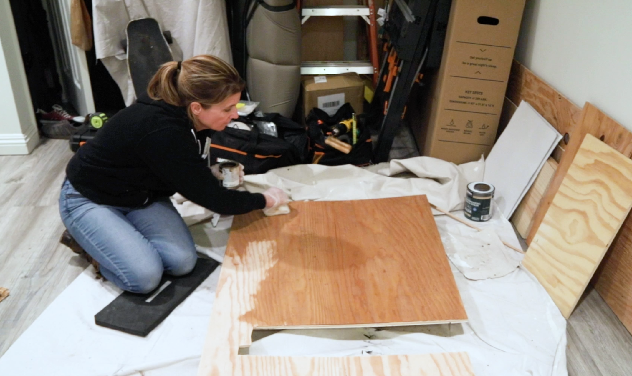 How to Make a Removable Accent Wall With Plywood : 10 Steps (with ...