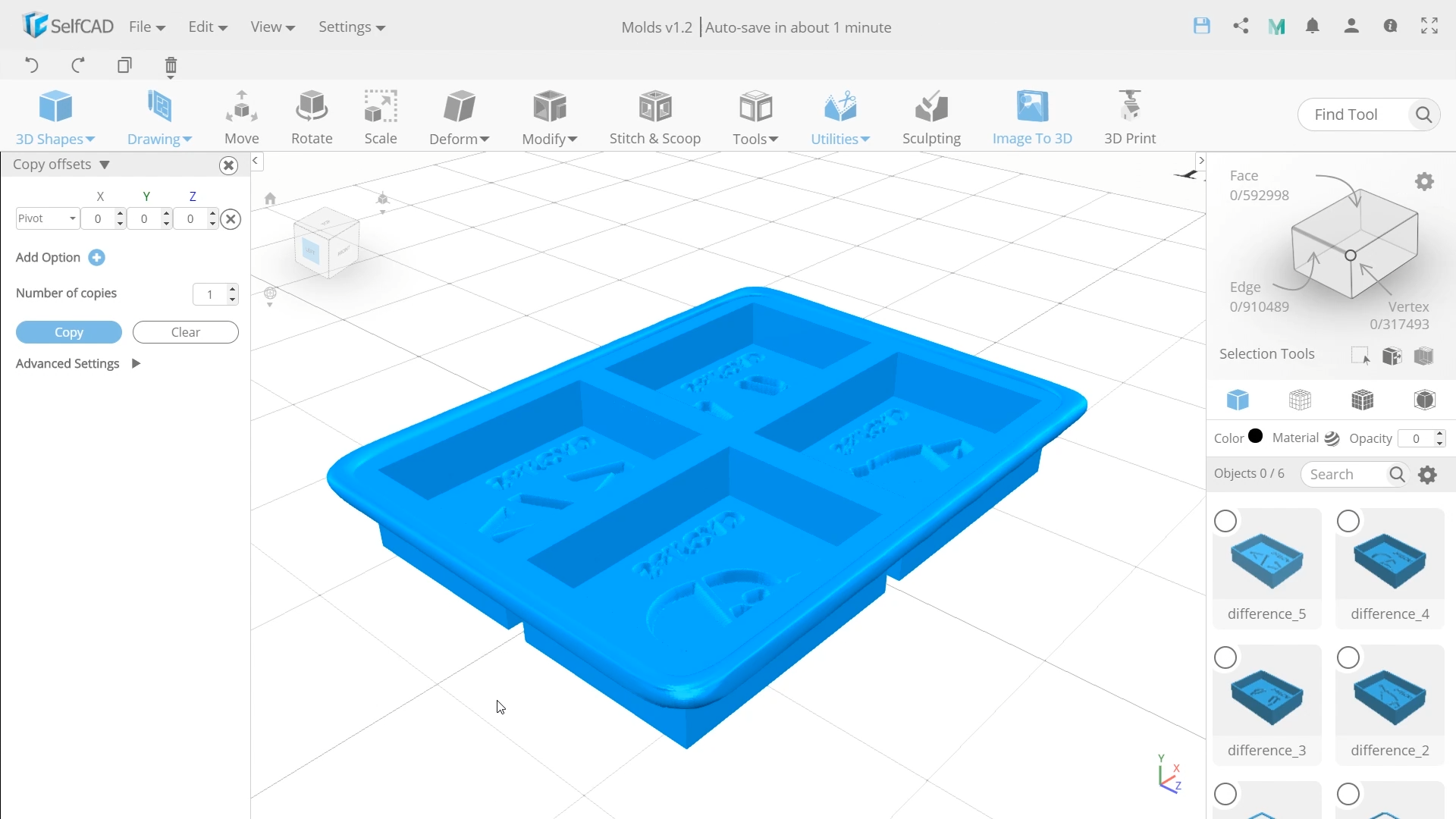 Custom Soap Molds | Make It Work With SelfCAD : 13 Steps - Instructables