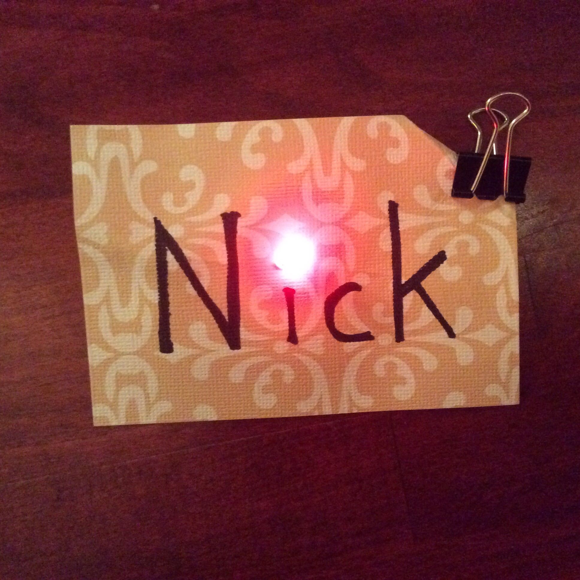 Paper Circuits - LED Name Tag : 3 Steps - Instructables