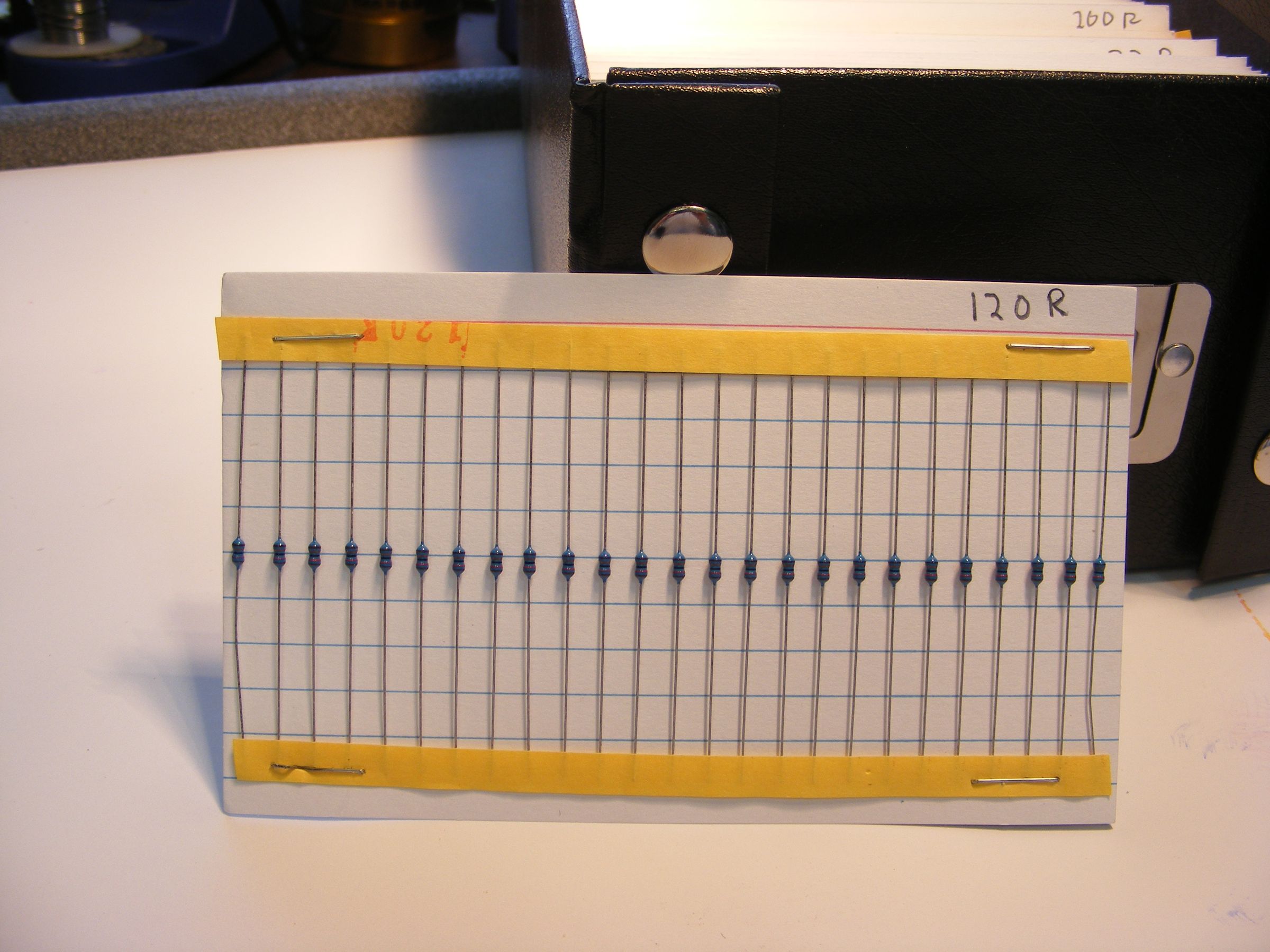 Easy Resistor Assortment Organization With Index Cards (with Pictures ...