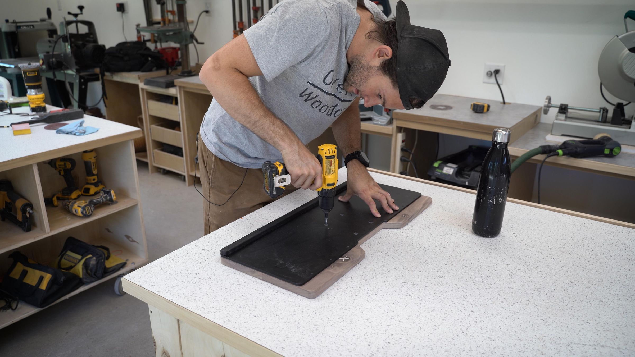 DIY Walnut and Leather Keyboard Tray : 26 Steps (with Pictures ...