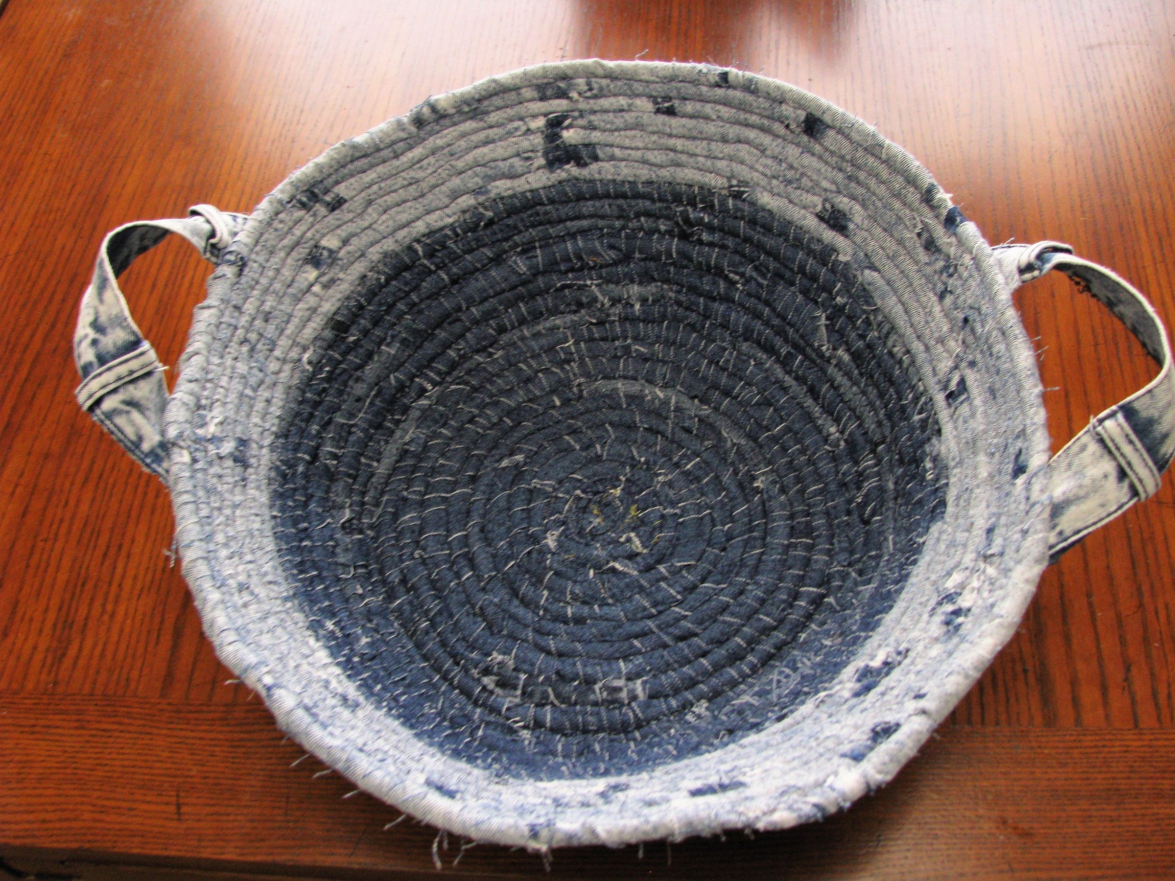 Denim Wrapped Rope Bowl : 7 Steps (with Pictures) - Instructables