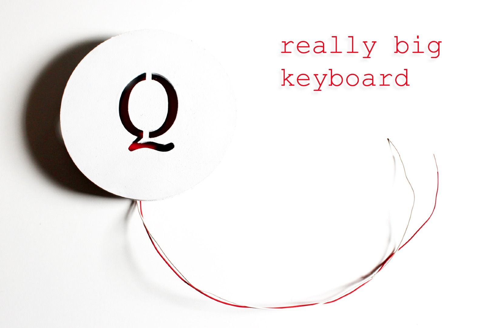 Really Big Keyboard for Public Typing : 7 Steps - Instructables