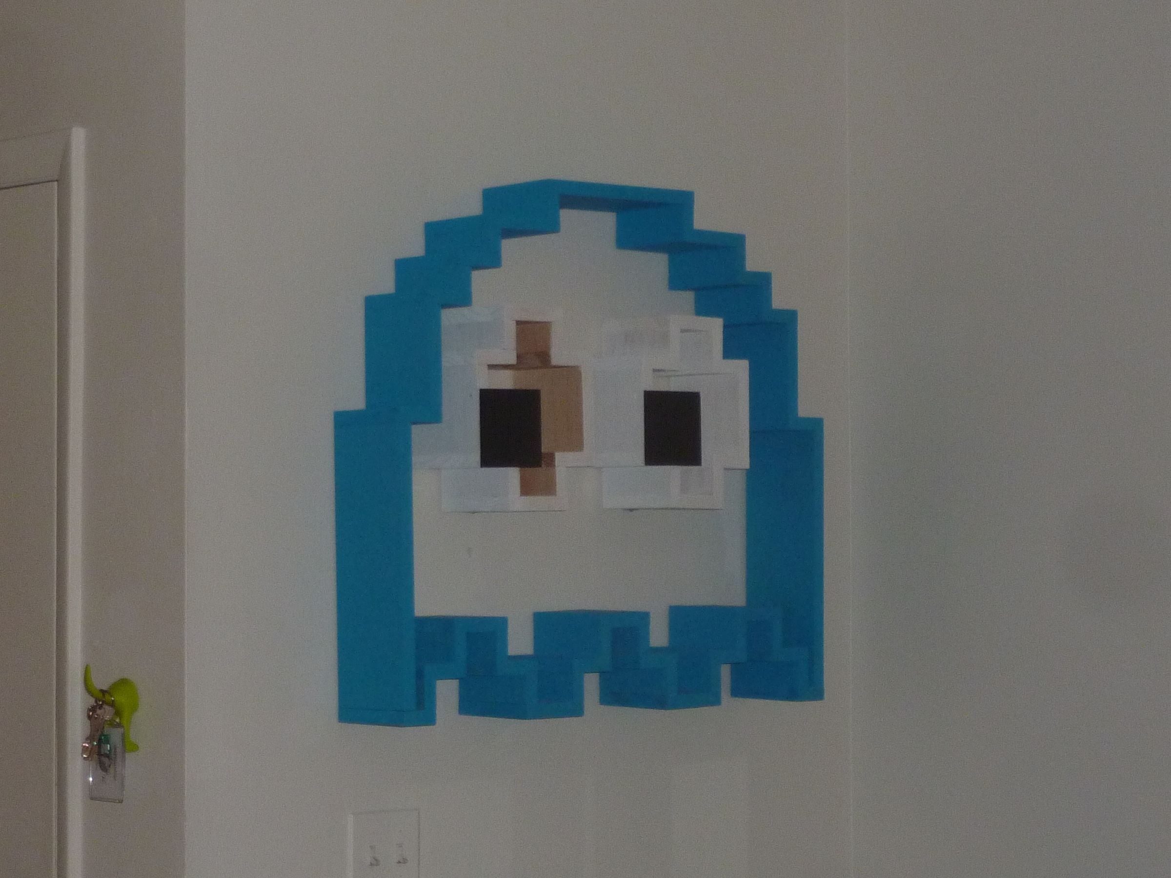 Floating PacMan Ghost Shelf (Inky!) : 6 Steps (with Pictures ...