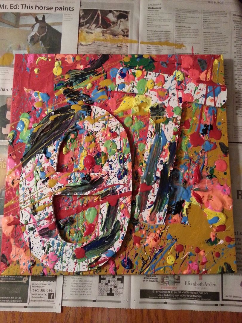 How To Do Splatter Art