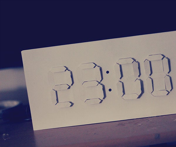 Reloj Digital / Analógico - Arduino + Arte De Papel : 11 Steps (with Pictures) - Instructables