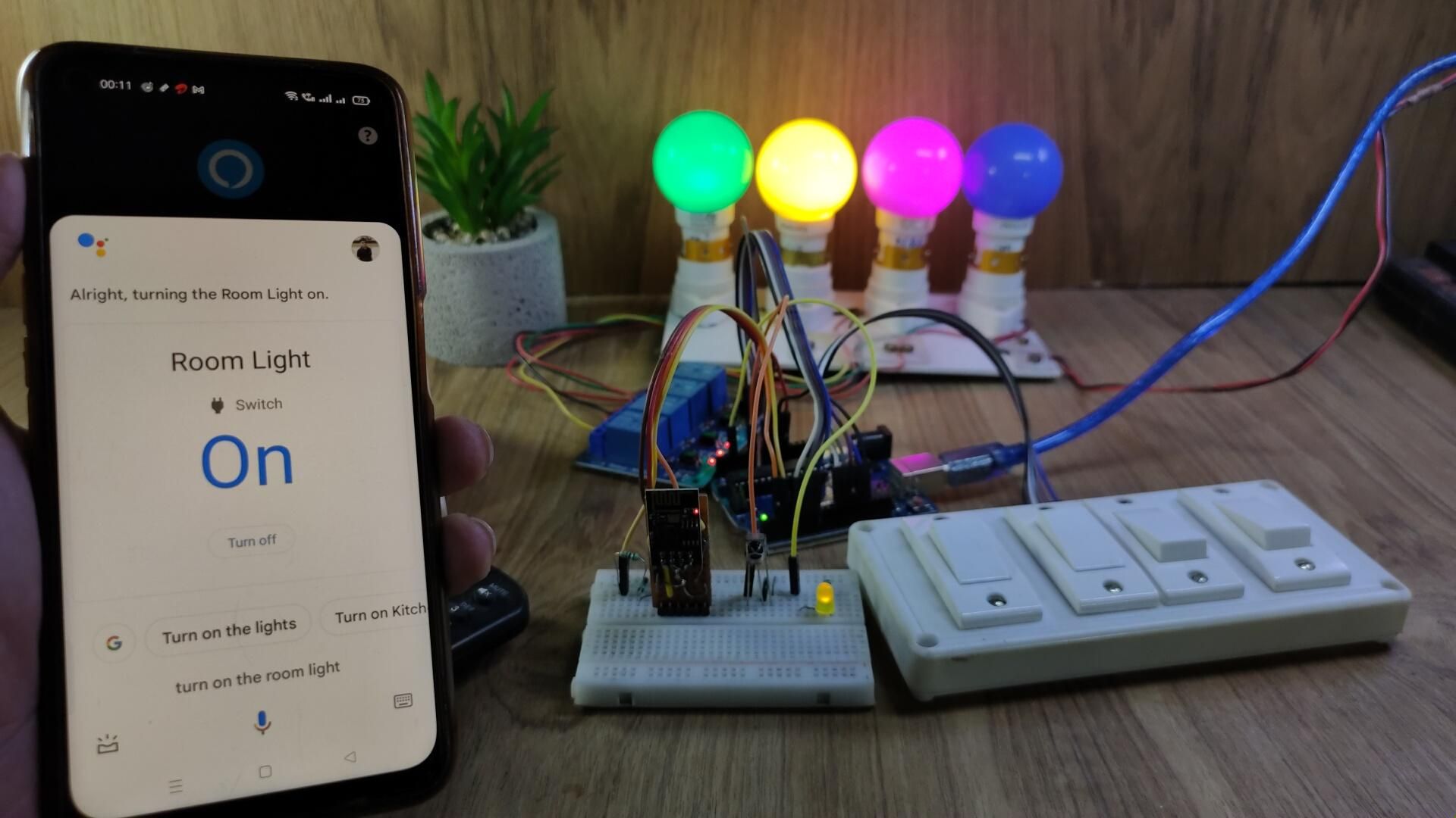 Arduino Smart Home With Alexa & Google Assistant Using ESP-01 - IoT ...