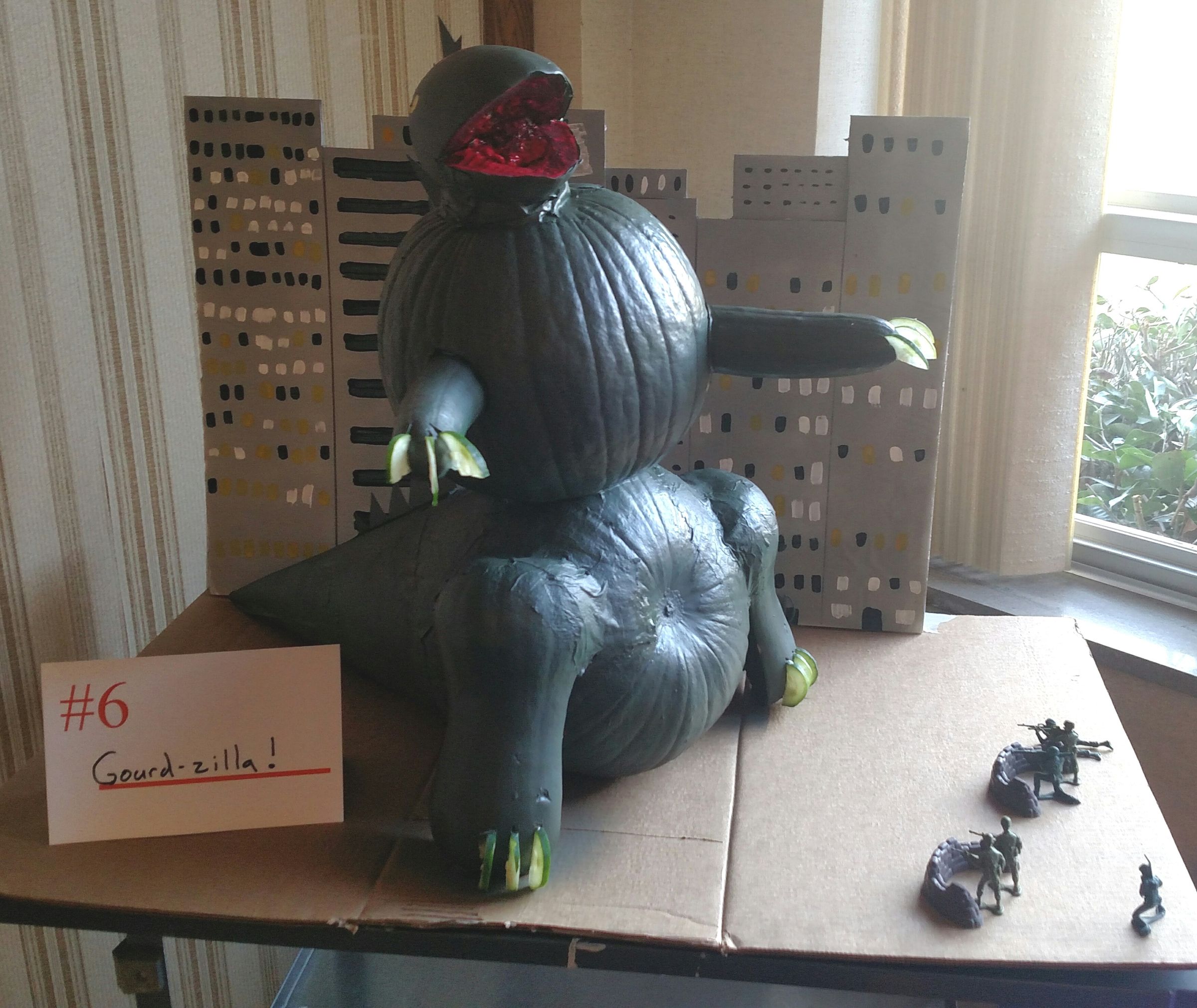 GOURDZILLA! - Godzilla Pumpkin : 11 Steps (with Pictures) - Instructables