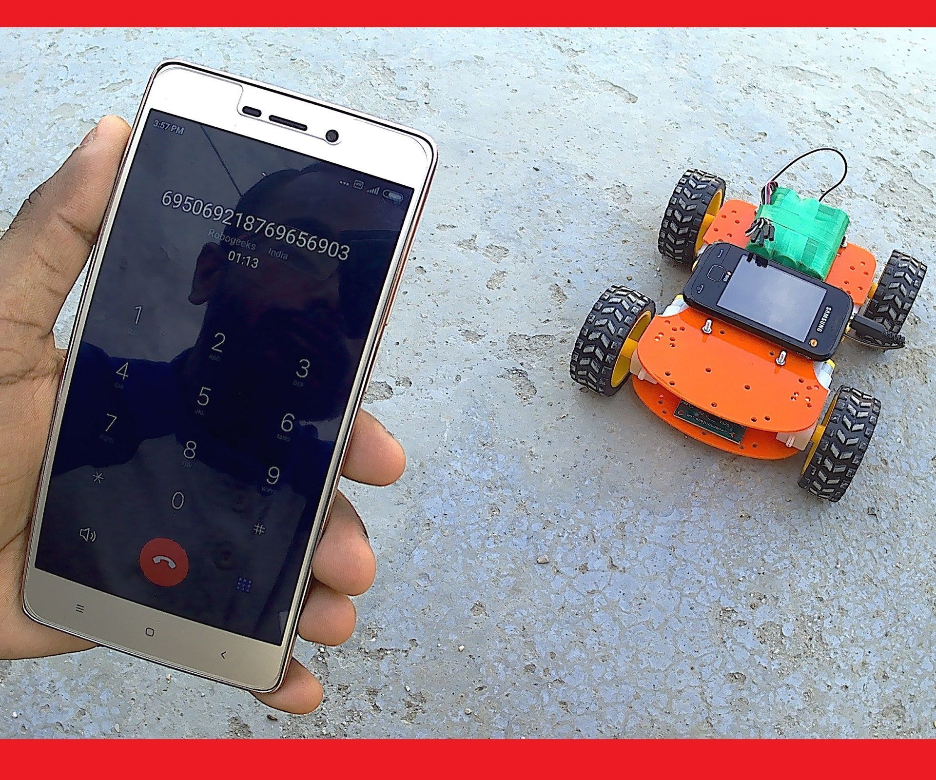 How to Make a Mobile Controlled Robot | DTMF Based | Without ...