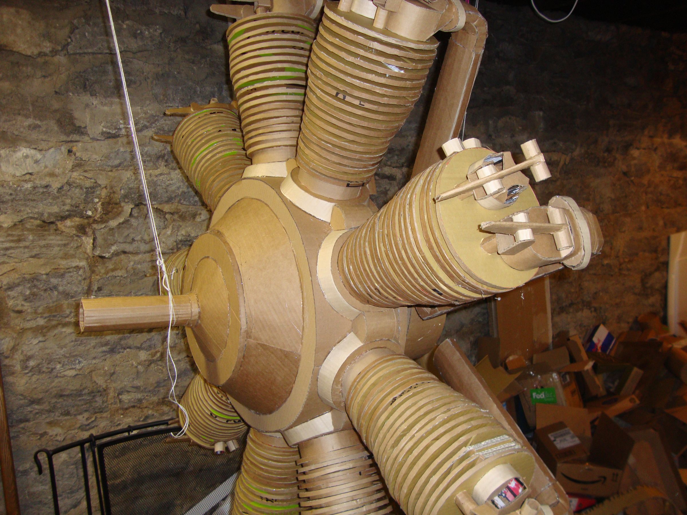 Cardboard Ww1 Airplane Engine : 17 Steps (with Pictures) - Instructables