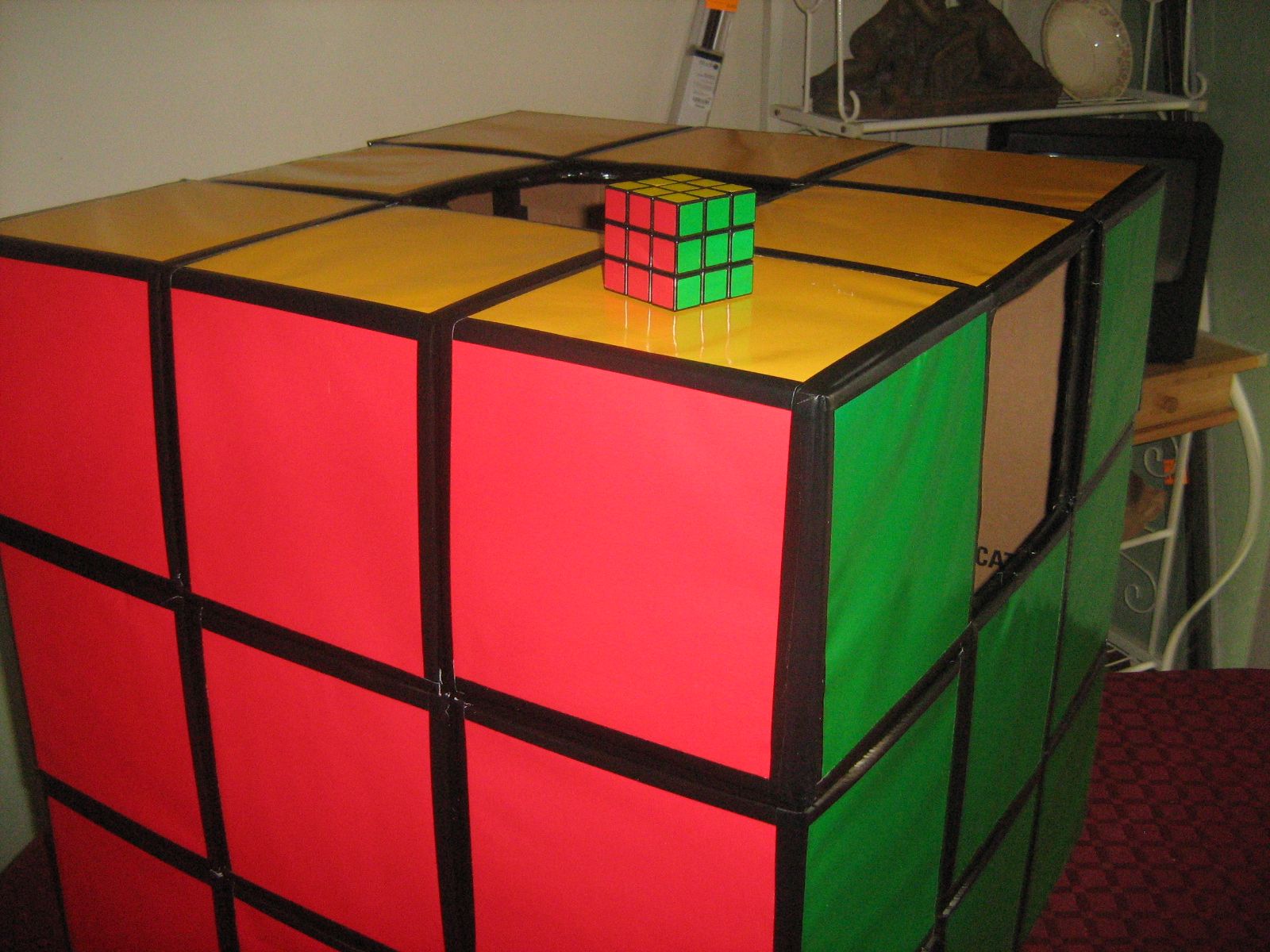 How to Make a Rubiks Cube Costume. : 4 Steps - Instructables