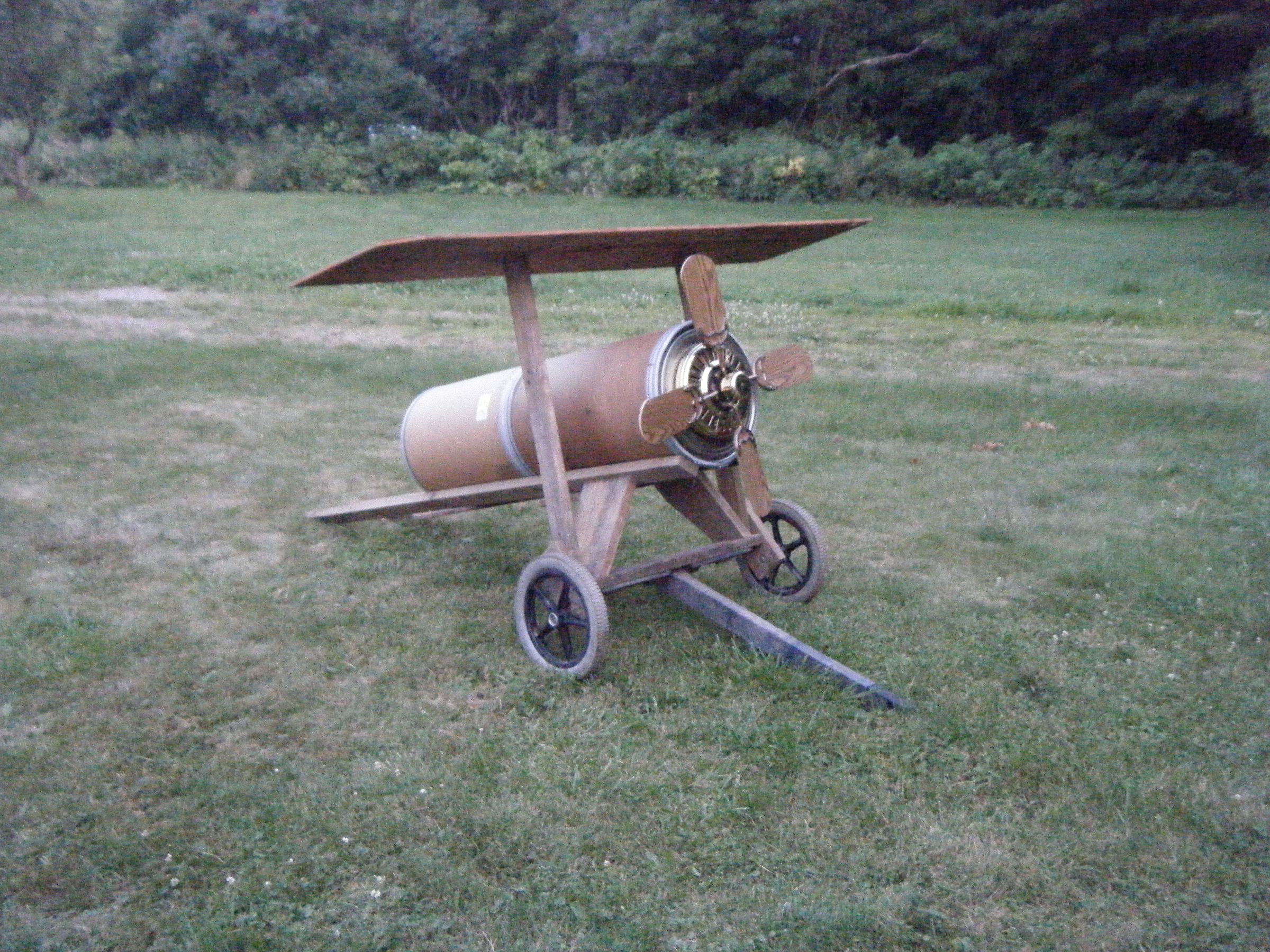 Cardboard Barrel Biplane. the Flyin' Lion : 23 Steps (with Pictures ...
