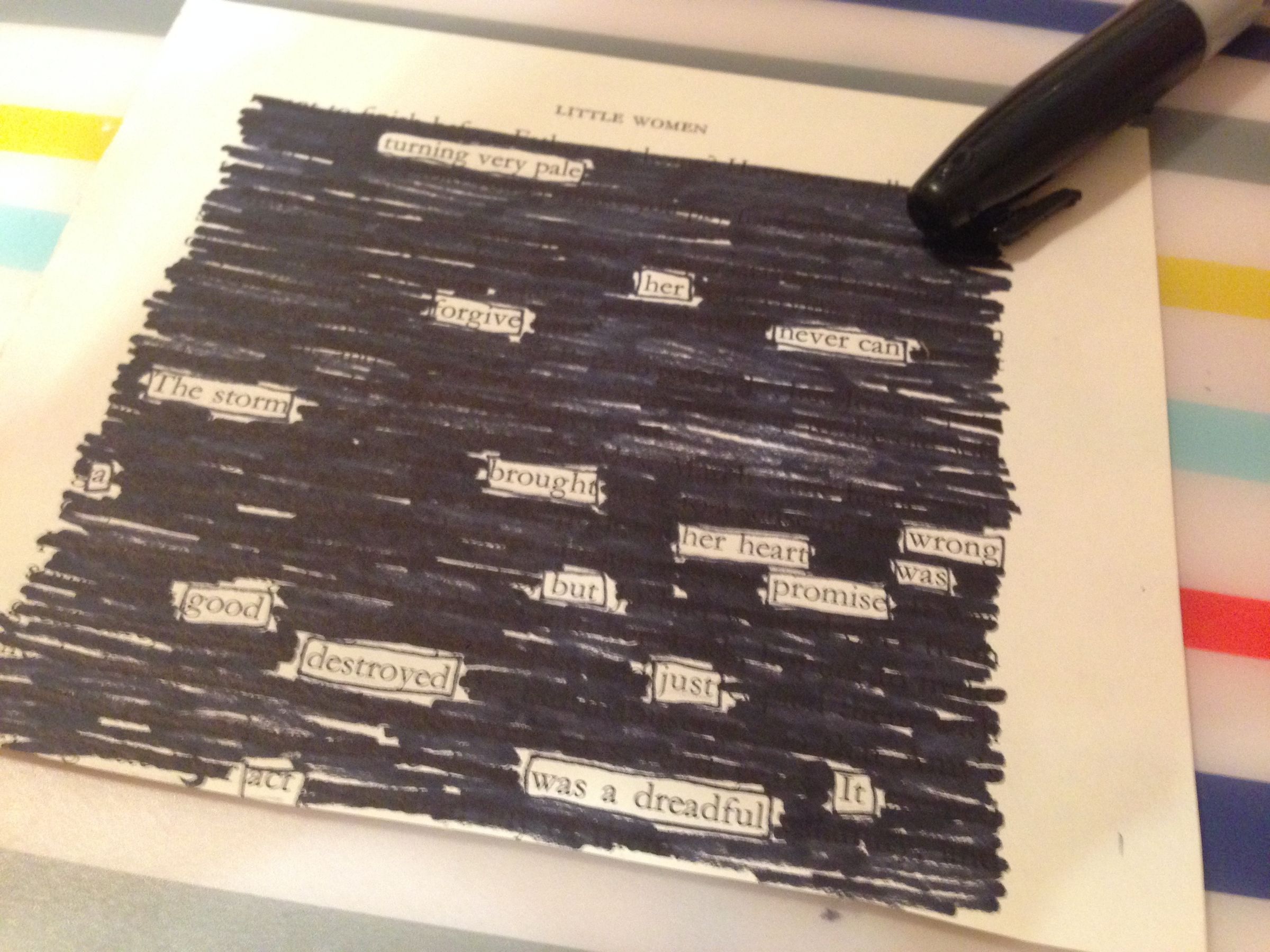 Blackout Poetry 101 : 4 Steps (with Pictures) - Instructables