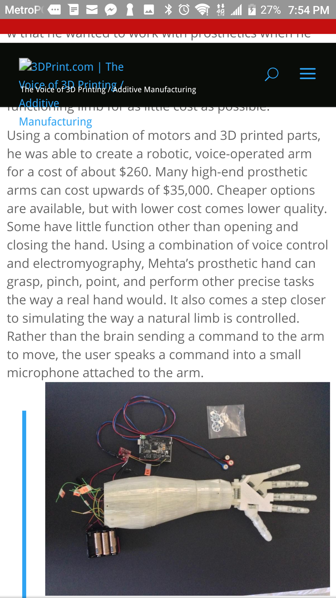 Robotic Hand Controlled by Gesture With Arduino + Leap Motion : 5 Steps ...