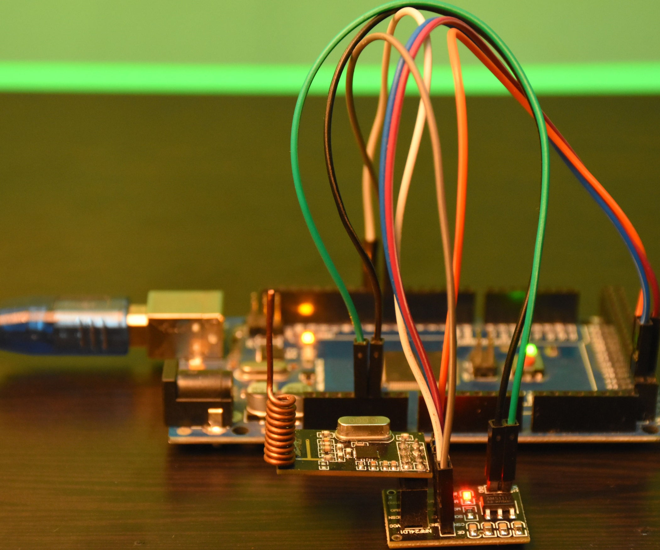 Arduino Wireless Communication Using Nrf24l01 4 Steps Instructables