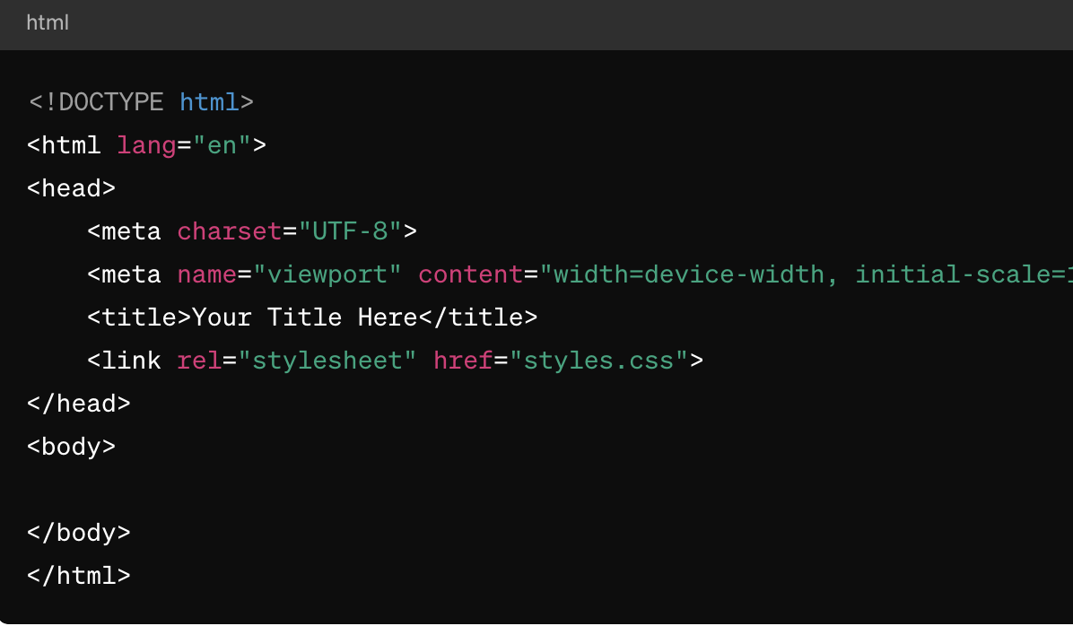 HTML and CSS for General Website : 4 Steps - Instructables