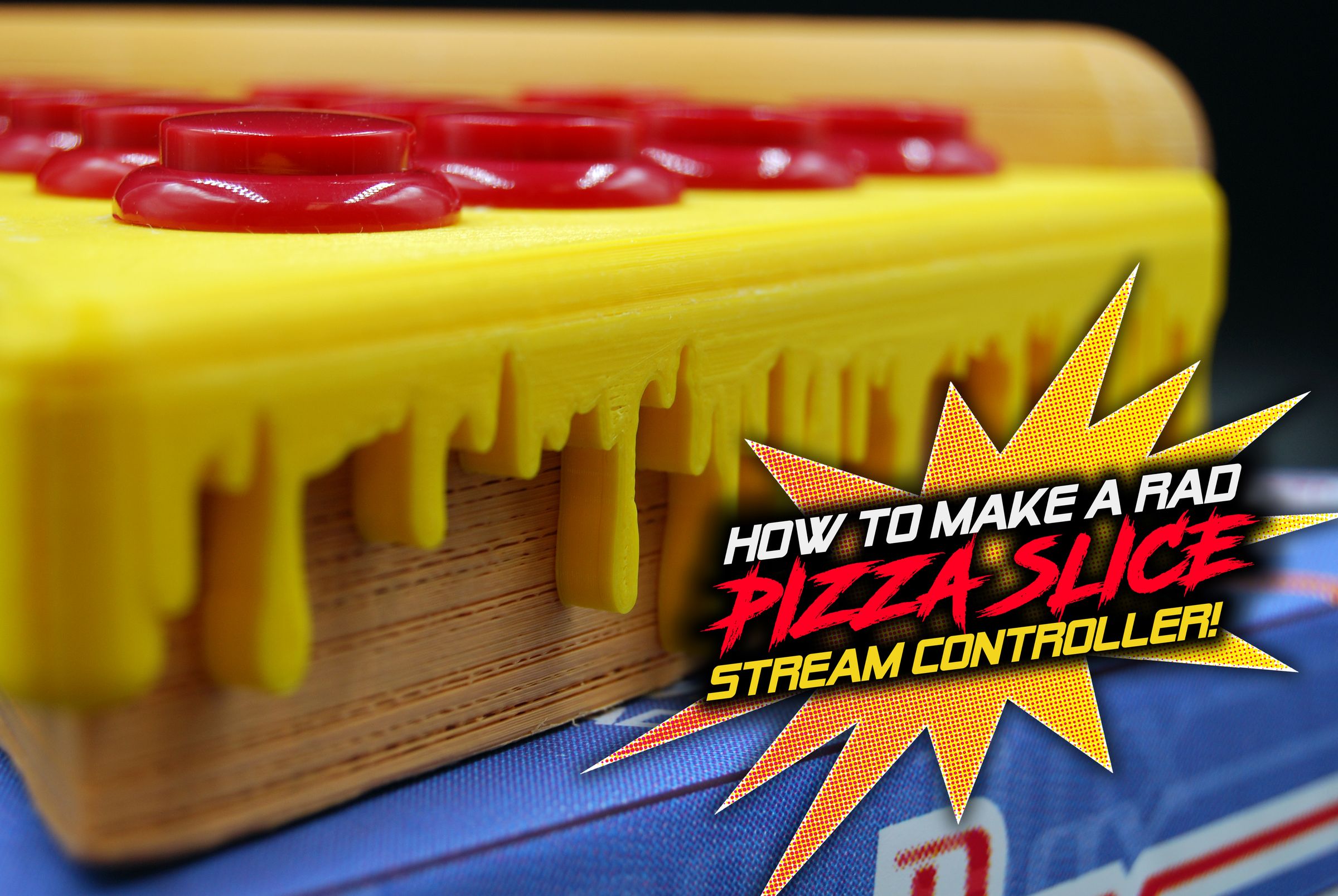 How to Make a Rad Pizza Slice Stream Controller! : 7 Steps (with ...