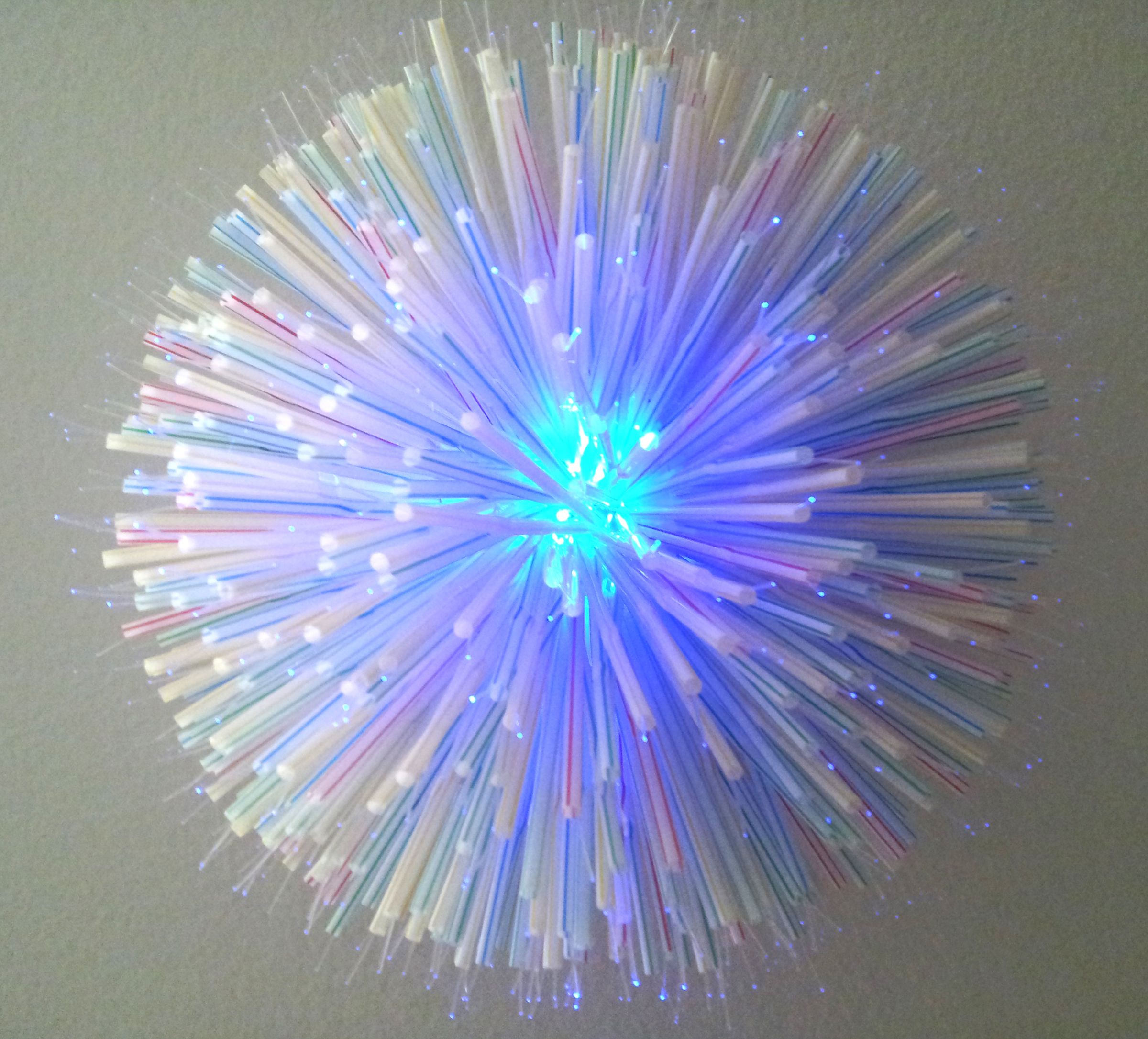 Fiber Optic LED Dandelion Lamp : 7 Steps (with Pictures) - Instructables