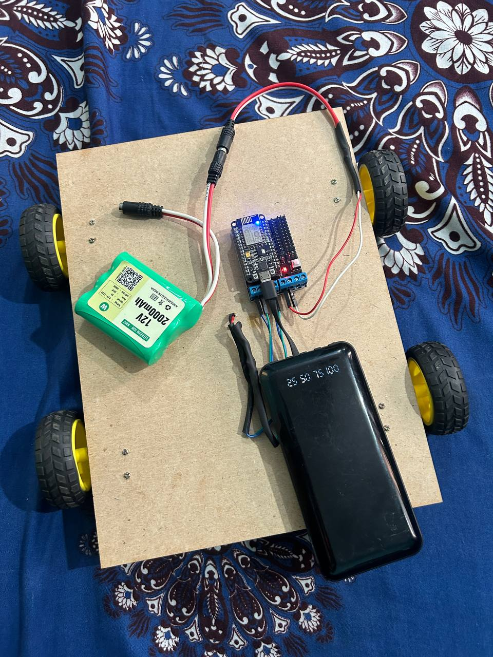 WiFi Controlled Smart Car Using NodeMCU (ESP8266) and ESP 12E Motor Driver Shield : 5 Steps ...