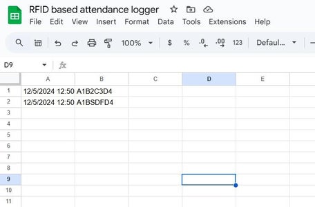 Creating an RFID Based Attendance Logger : 5 Steps - Instructables