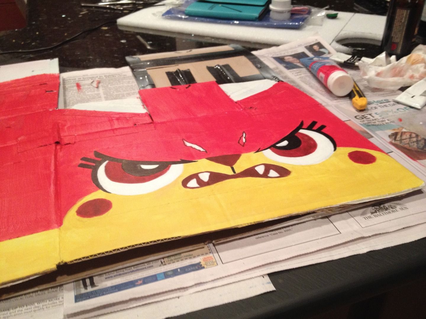 Lego Movie Masks: Benny the Spaceman and Angry Unikitty : 5 Steps (with ...