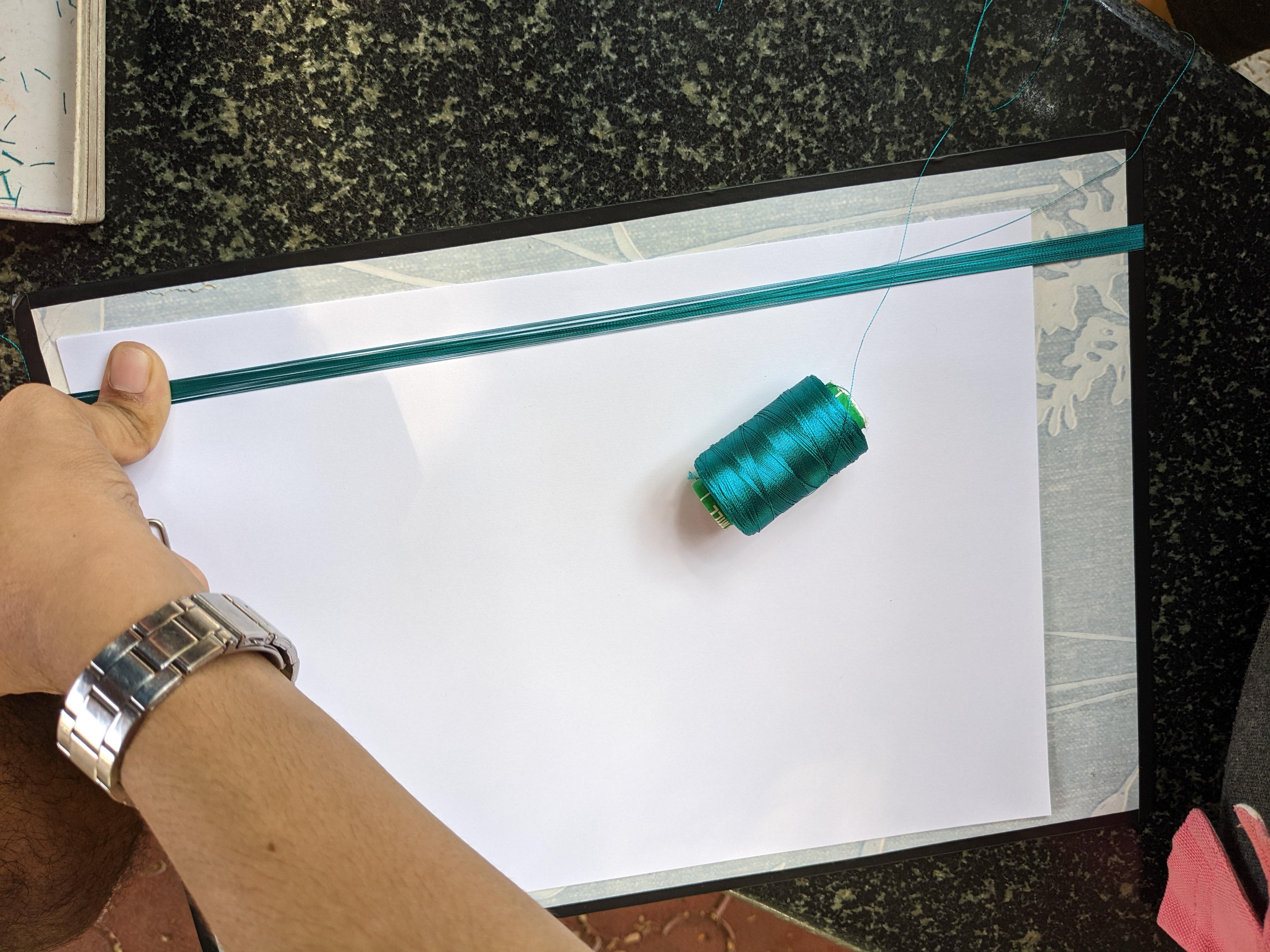 Beautiful Thread Earrings : 7 Steps - Instructables