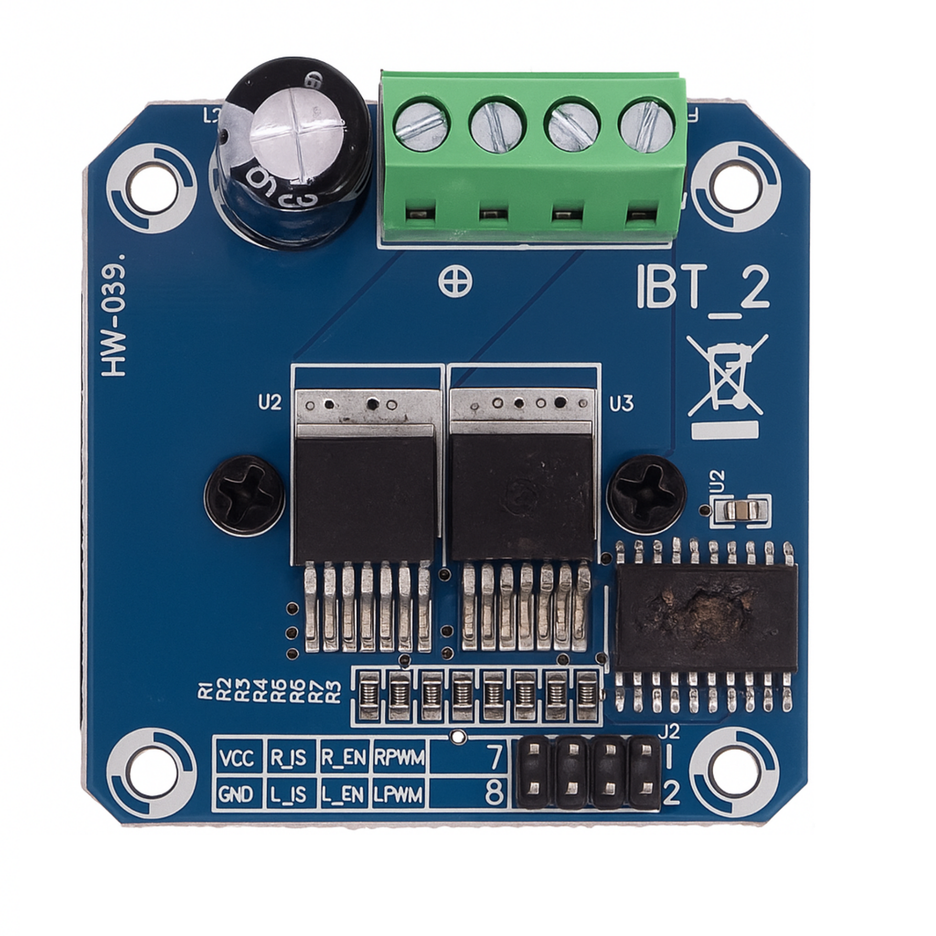 How I Fixed My Burnt BTS7960 Motor Driver and Brought It Back to Life ...