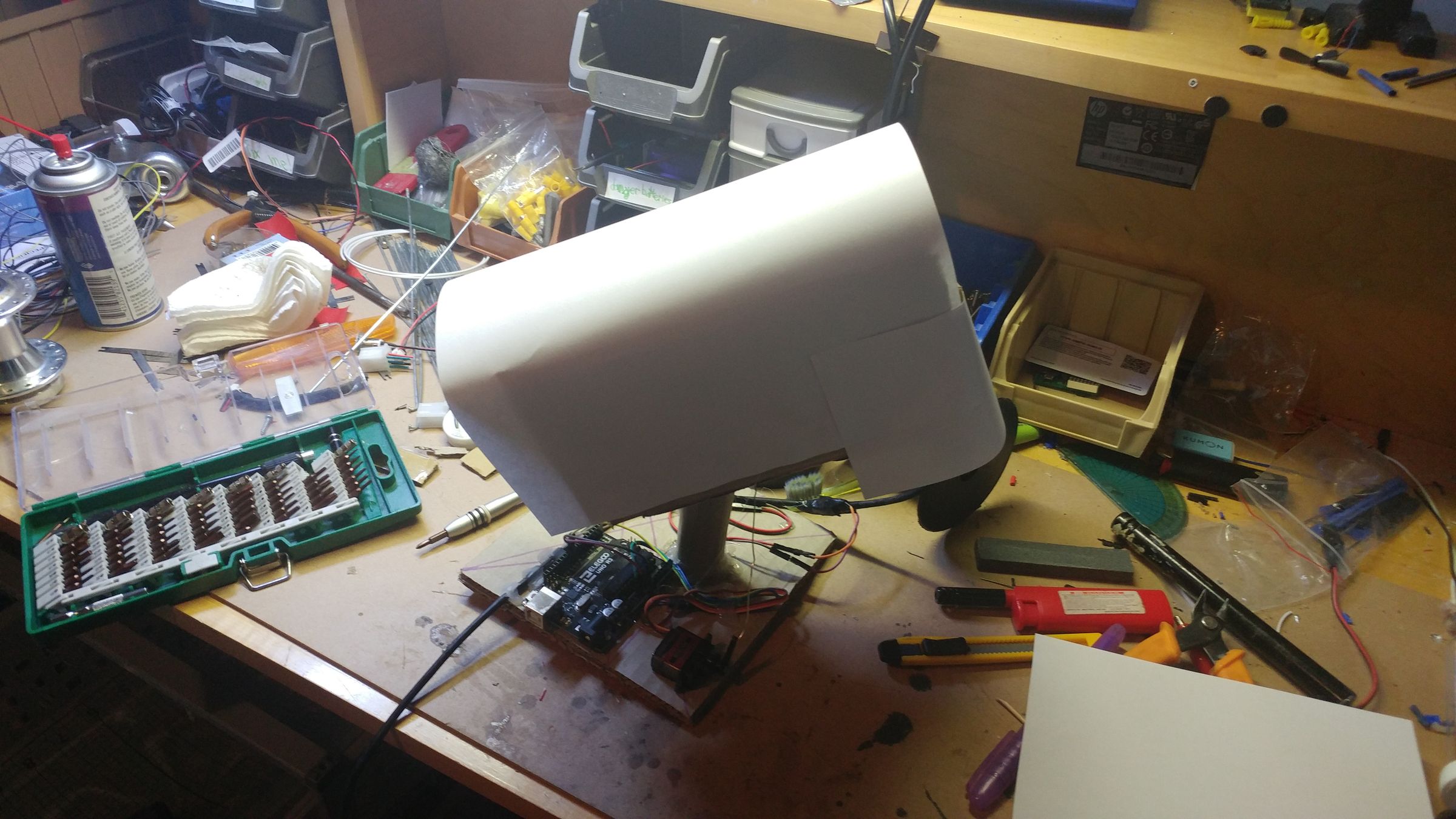 Rotating Cardboard Security Camera: Ceiling or Table With Plans : 16 ...