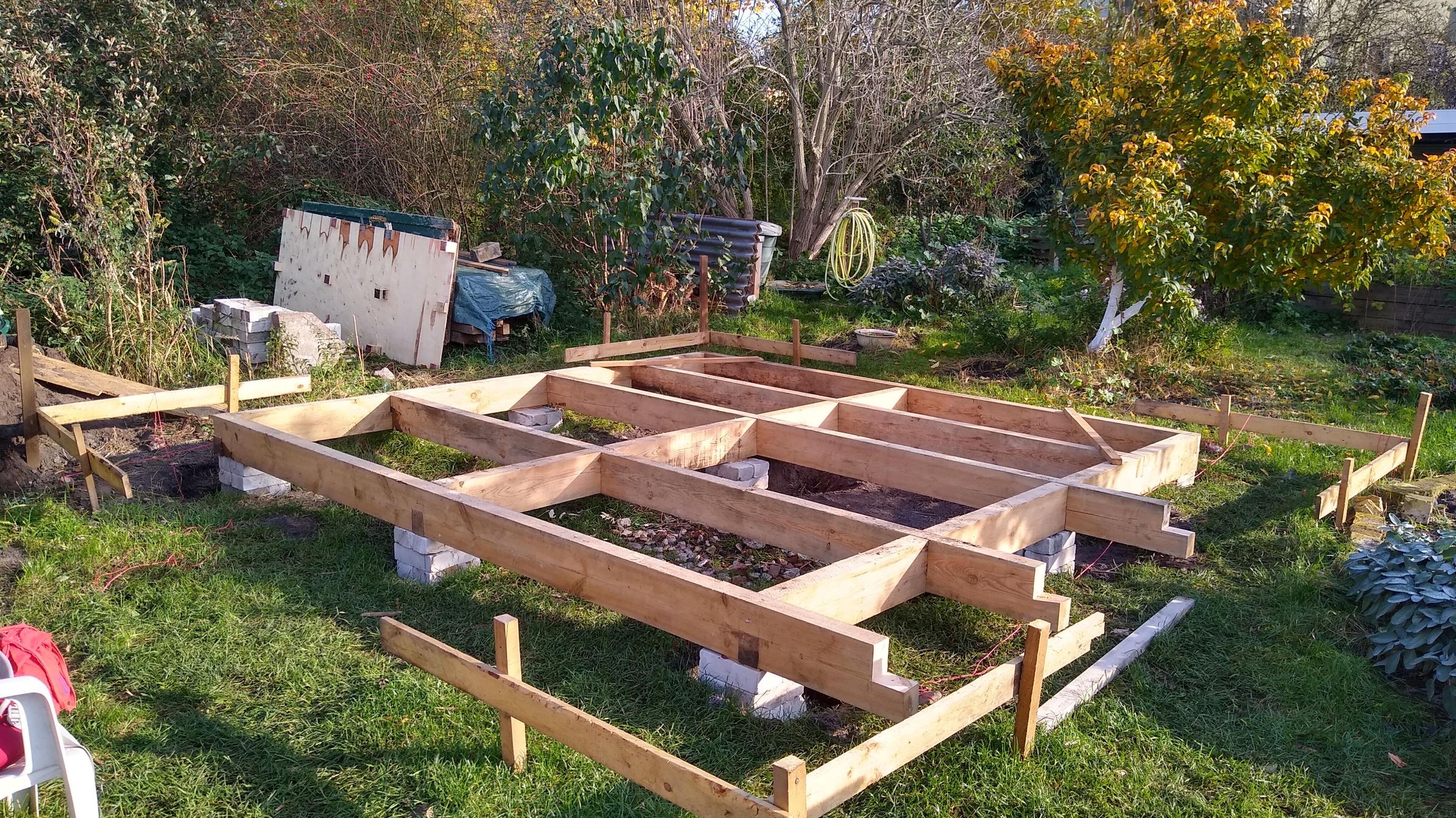 A-Frame Garden Shed From Reused Wood : 30 Steps (with Pictures ...