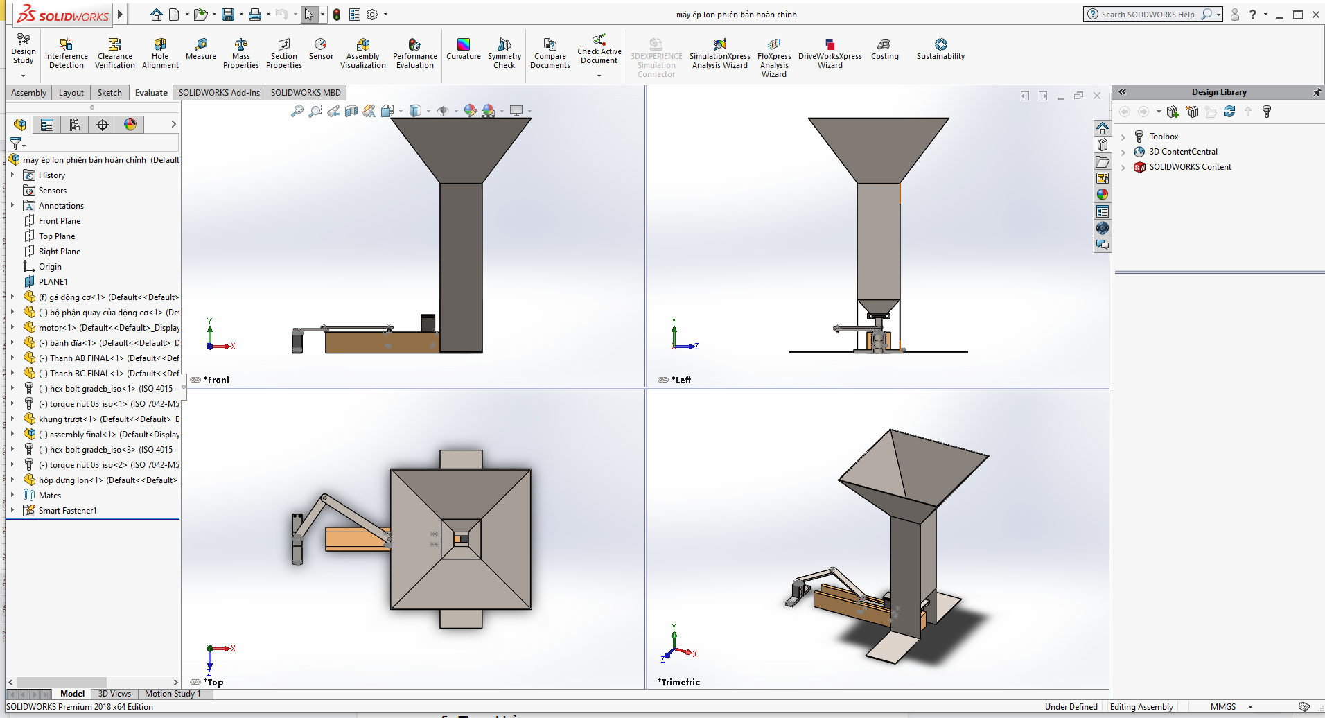 How to Design Compressed Can Machine by SolidWorks : 13 Steps (with ...