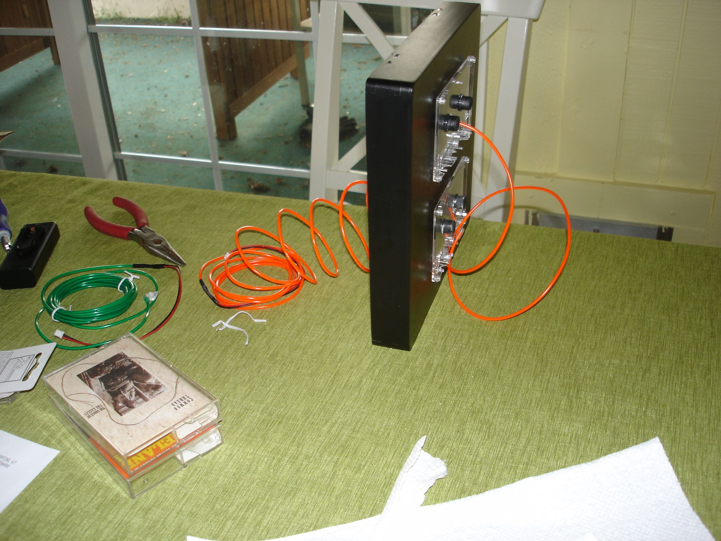 Hanging EL Wire Cassette Display : 4 Steps (with Pictures) - Instructables