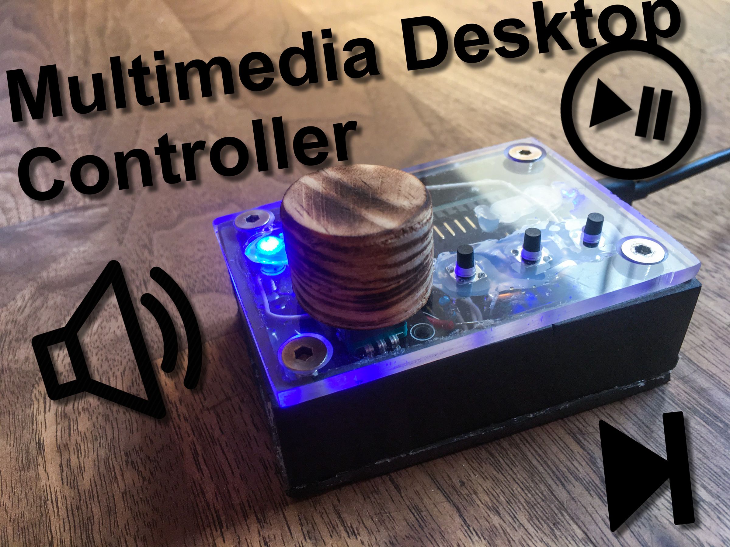 Multimedia Desktop Controller : 6 Steps - Instructables