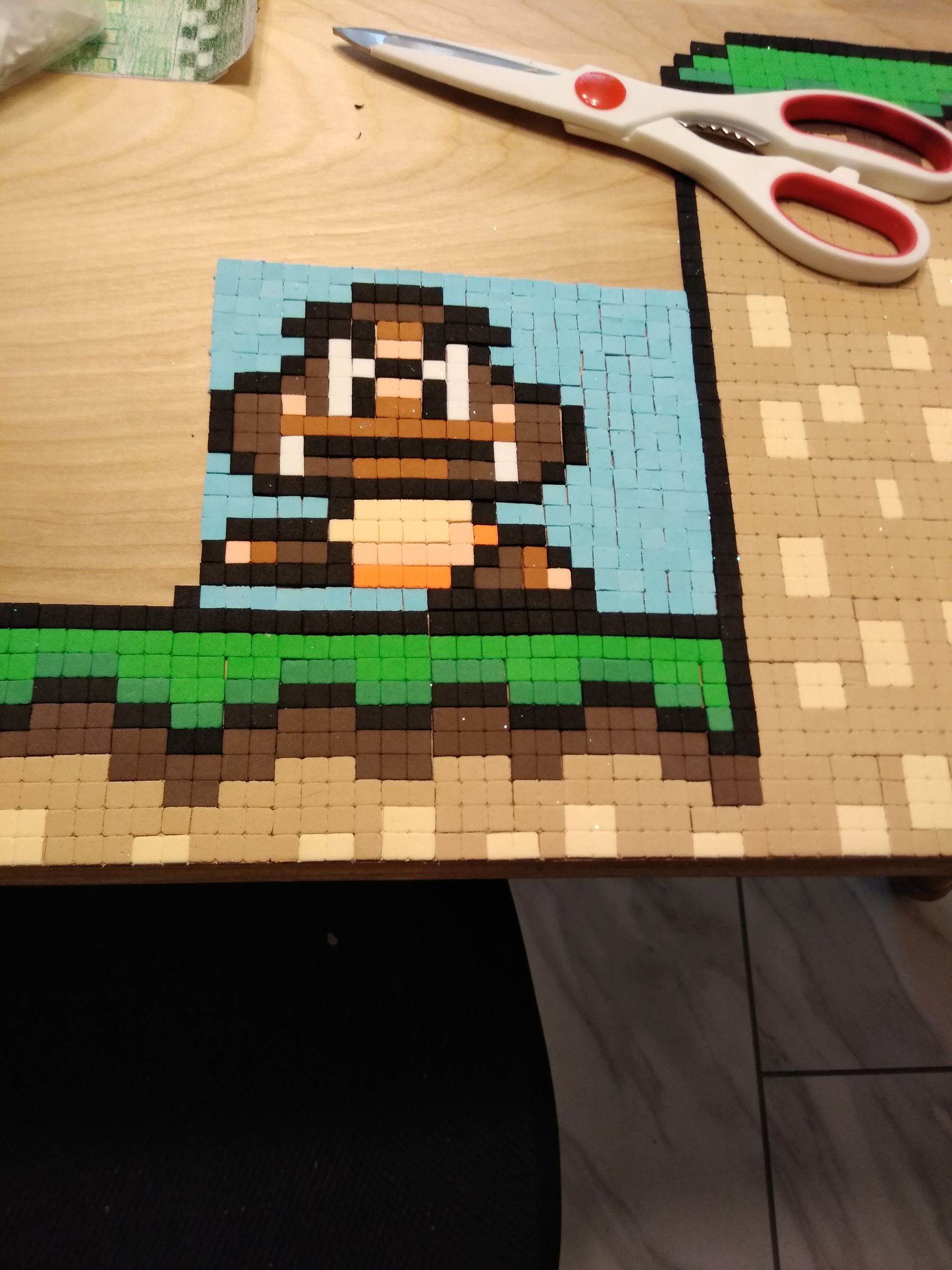 Mario Mosaic Tabletop : 10 Steps (with Pictures) - Instructables