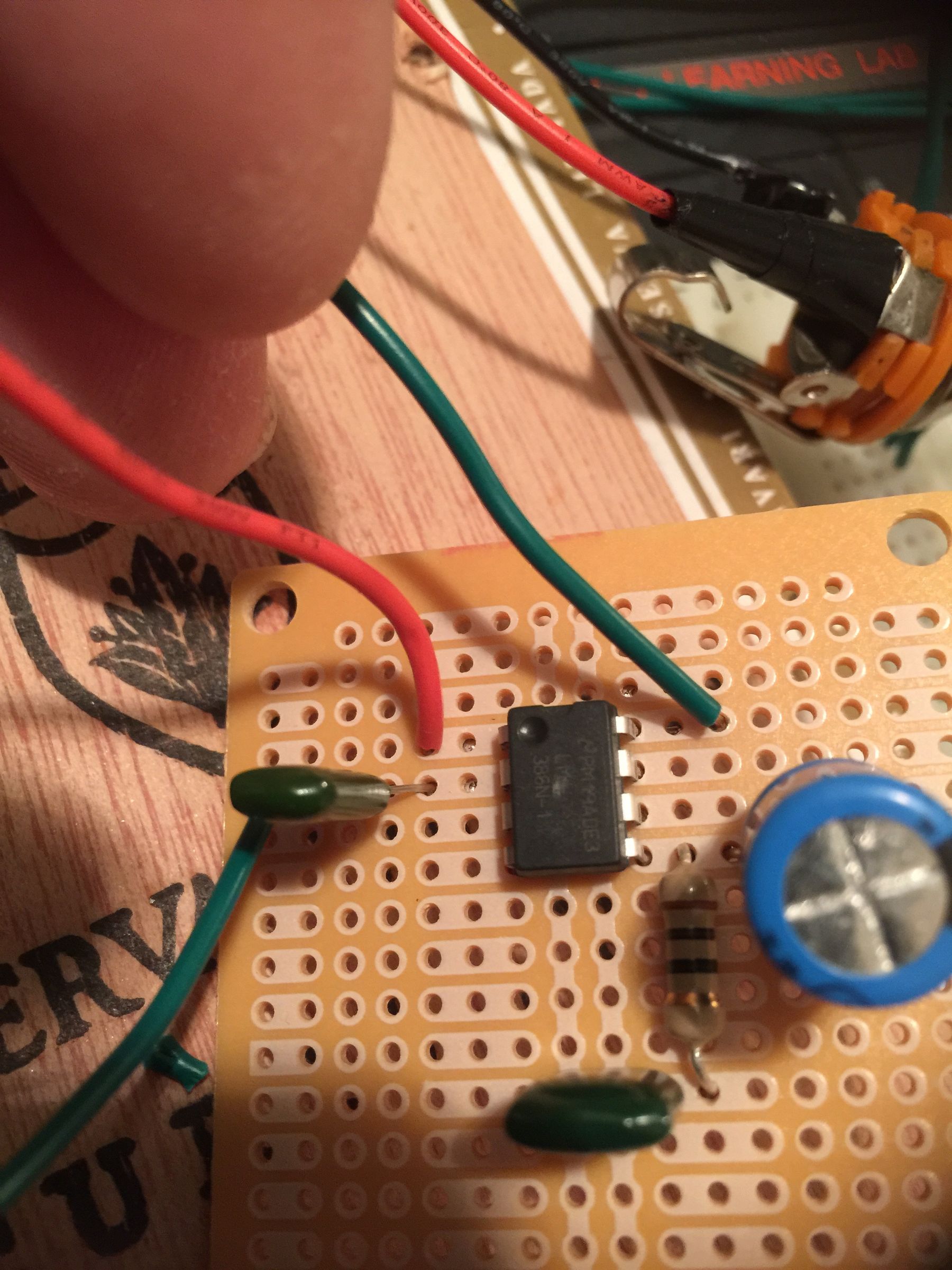 Basic LM386 Guitar Amplifier - Easy Step by Step Instructions - Cigar ...