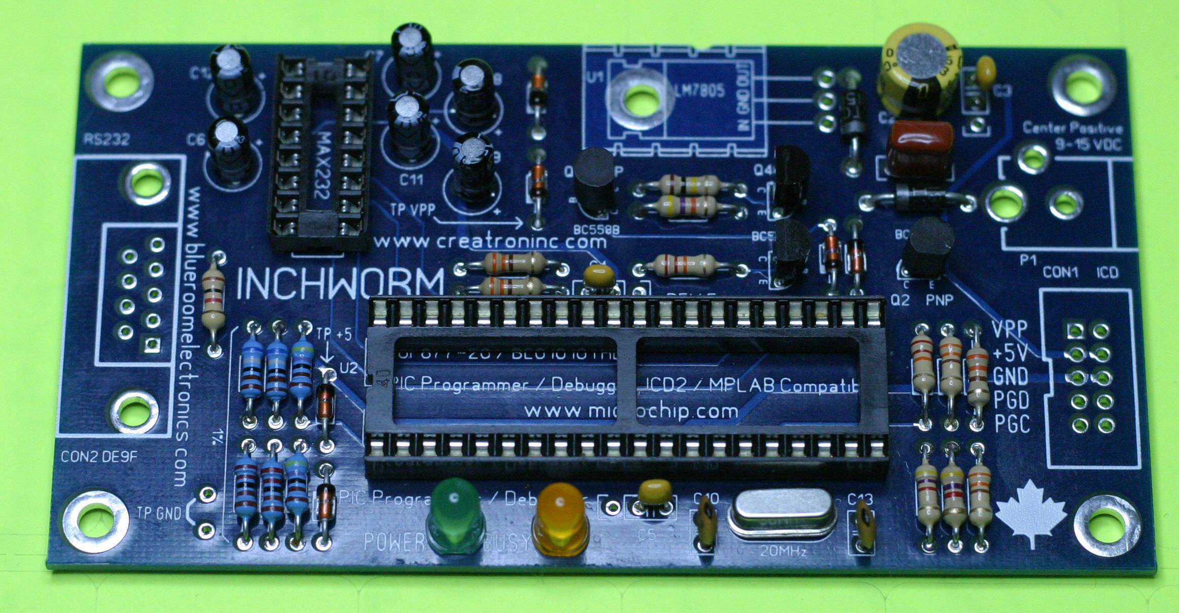 Building the Inchworm ICD2 PIC Programmer / Debugger : 7 Steps ...